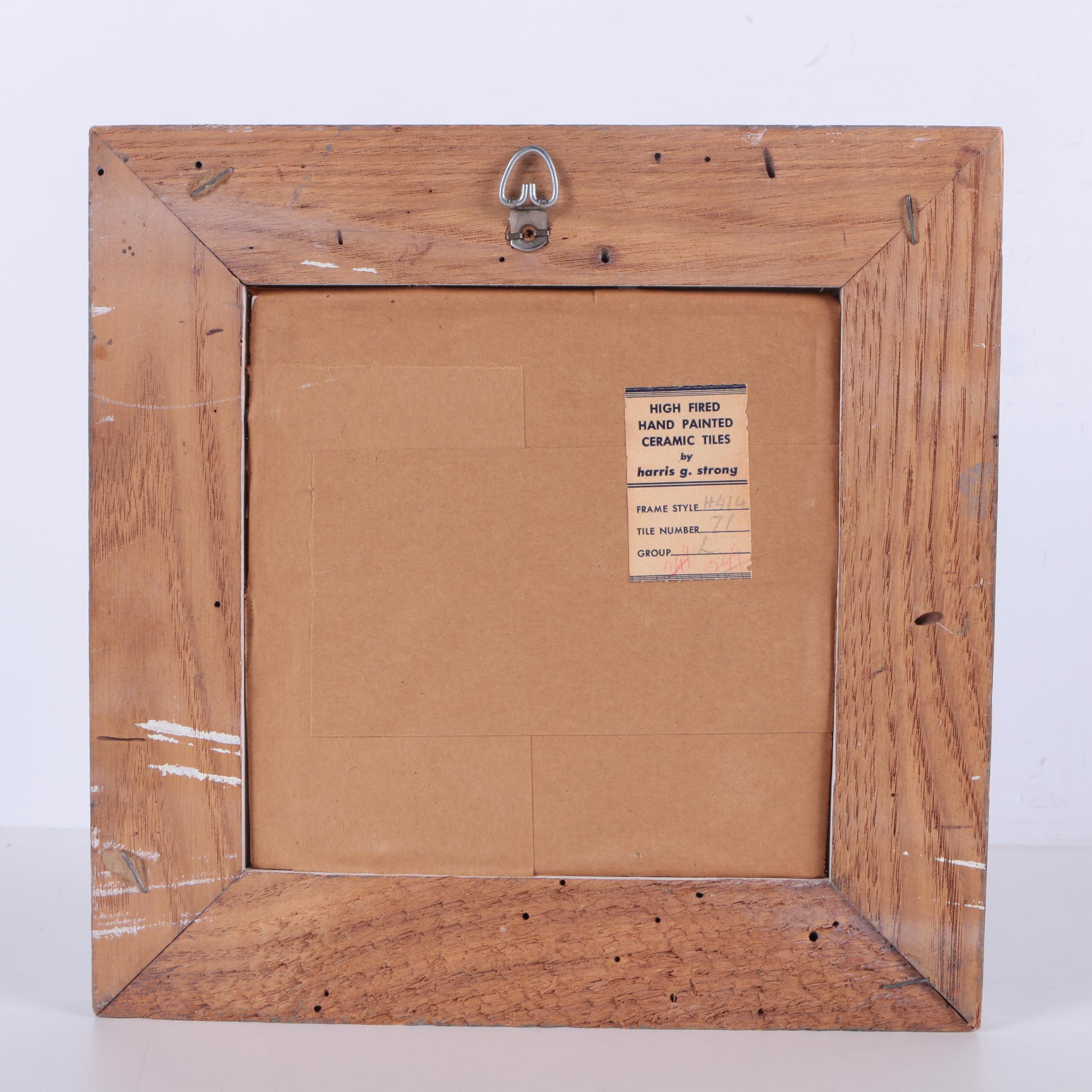 Collection of Harris G. Strong Hand-painted Ceramic Tiles | EBTH