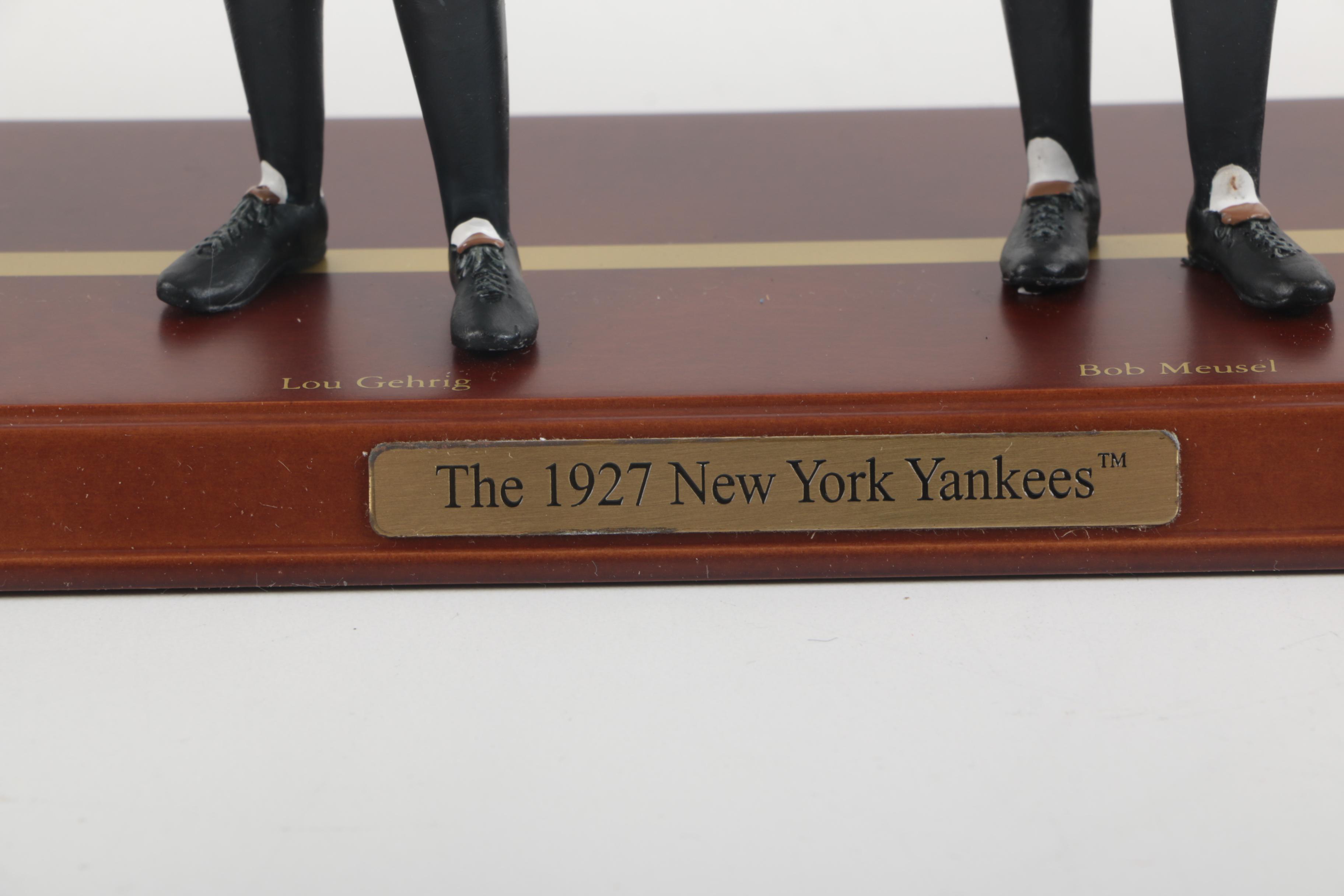 Danbury Mint 1927 New York Yankees "Murderers' Row" Figurine Set ...