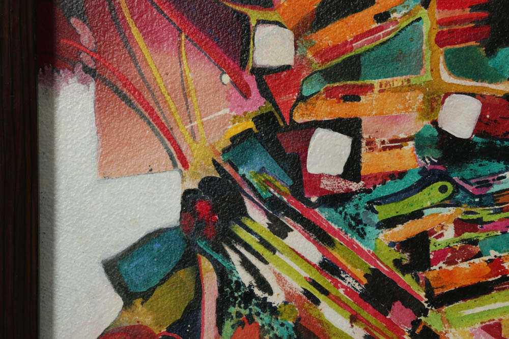 Bob Nowicki Abstract Painting "All Dresses Up, No Place to Go" | EBTH