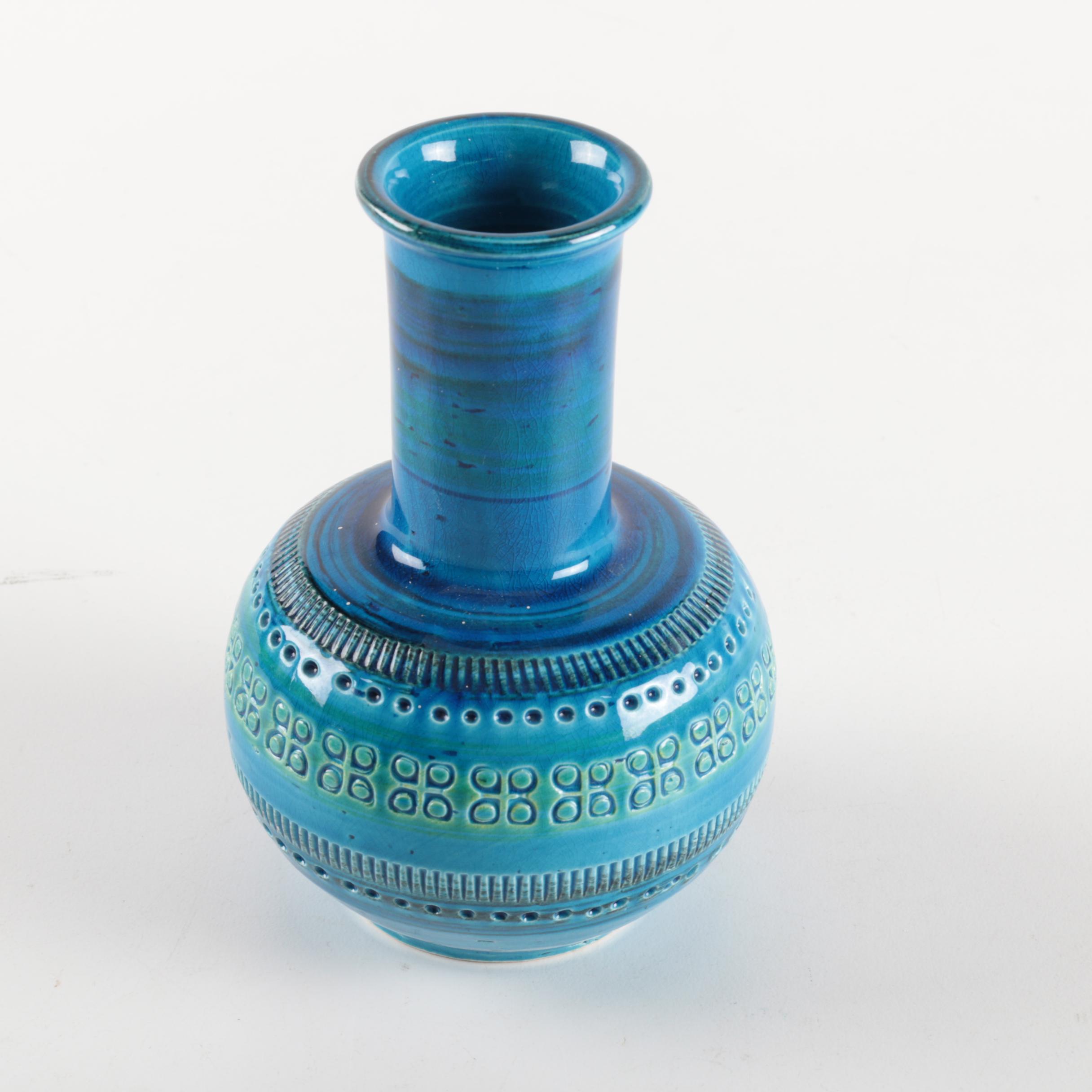 Bitossi Ceramic "Rimini Blu" Vase | EBTH