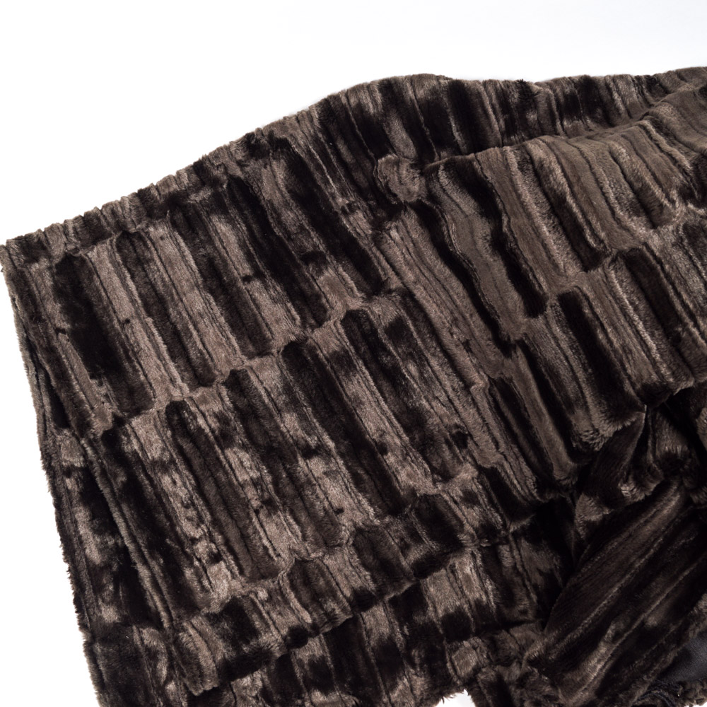 Pair of Matching Faux Fur Curtain Panels | EBTH