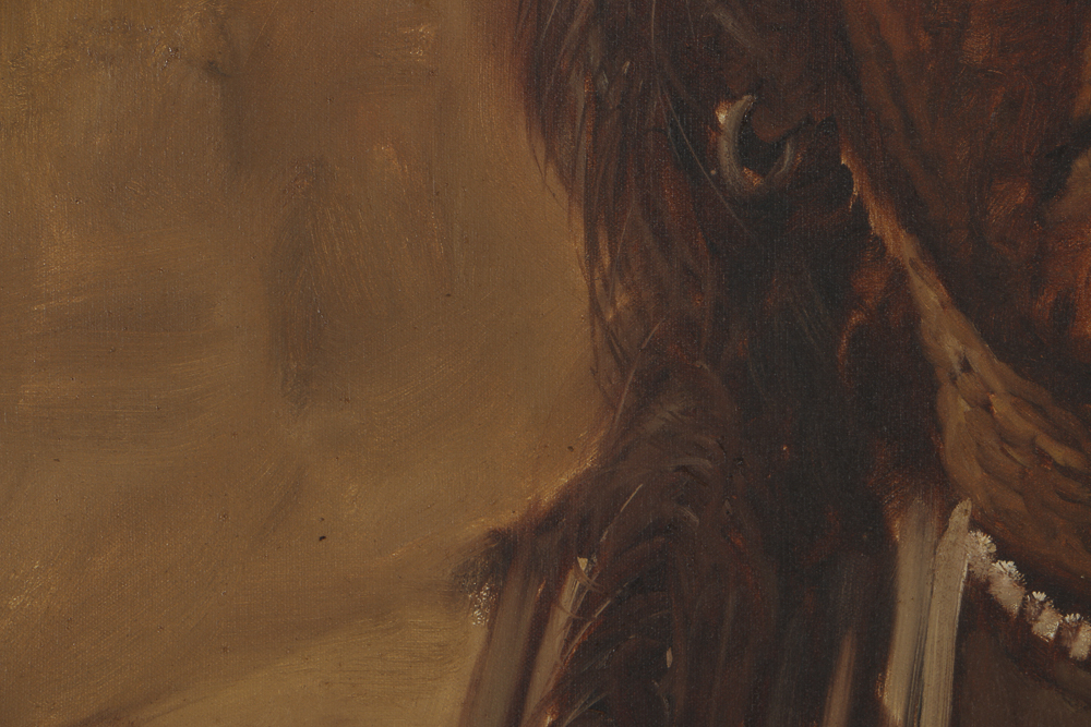 Jorge Tarallo Oil Painting on Canvas Portrait of a Native American ...