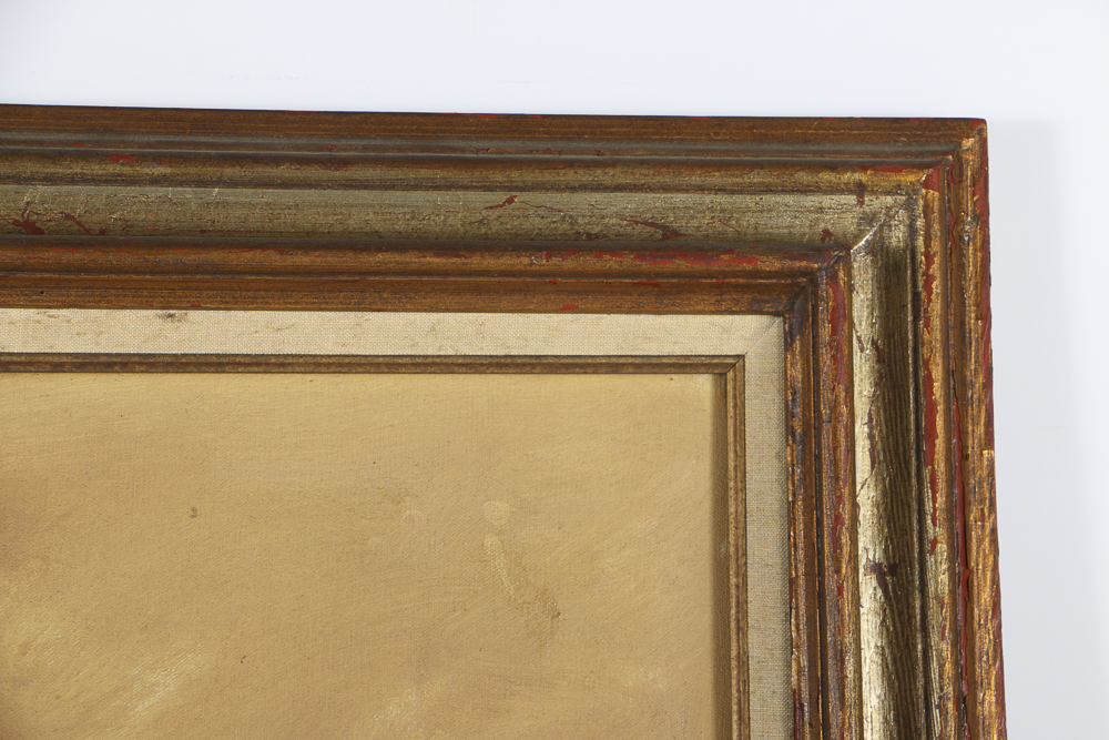 Jorge Tarallo Oil Painting on Canvas Portrait of a Native American ...