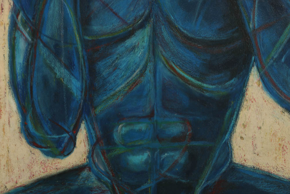 Patrick Dougher Acrylic Triptych on Canvas of a Pictorial Maxim | EBTH