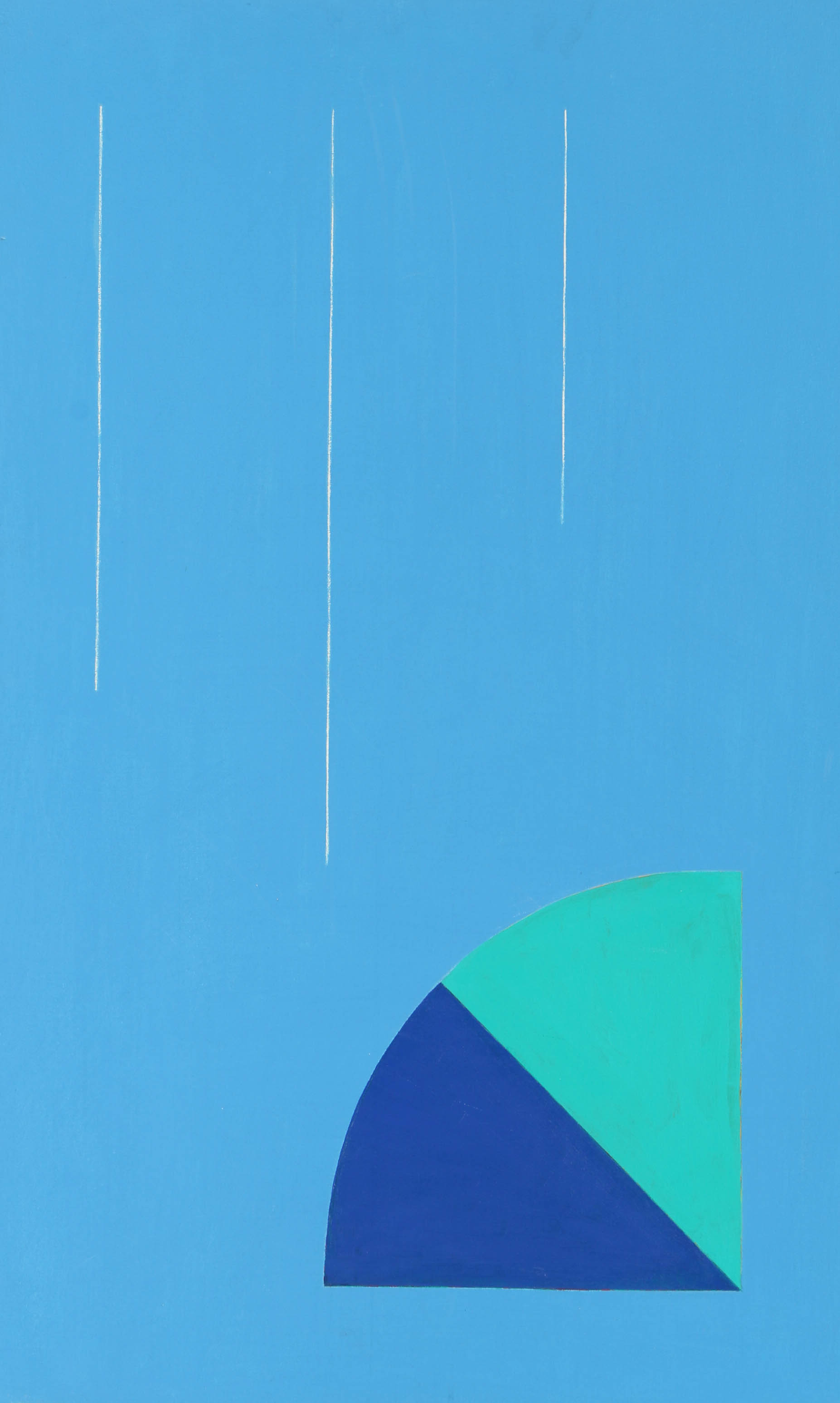 Edwin Ruda Oil Painting "Blue and Green Diptych" | EBTH