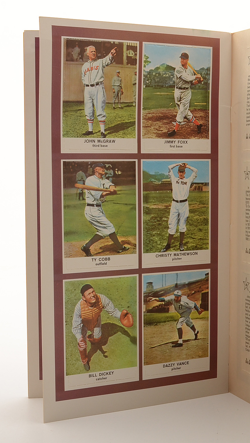 Complete Set 1961 Golden Press "Hall Of Fame" Baseball Cards In Booklet ...