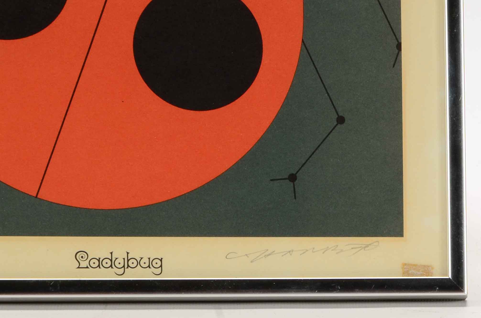 Charley Harper Signed Lithograph "Ladybug" | EBTH