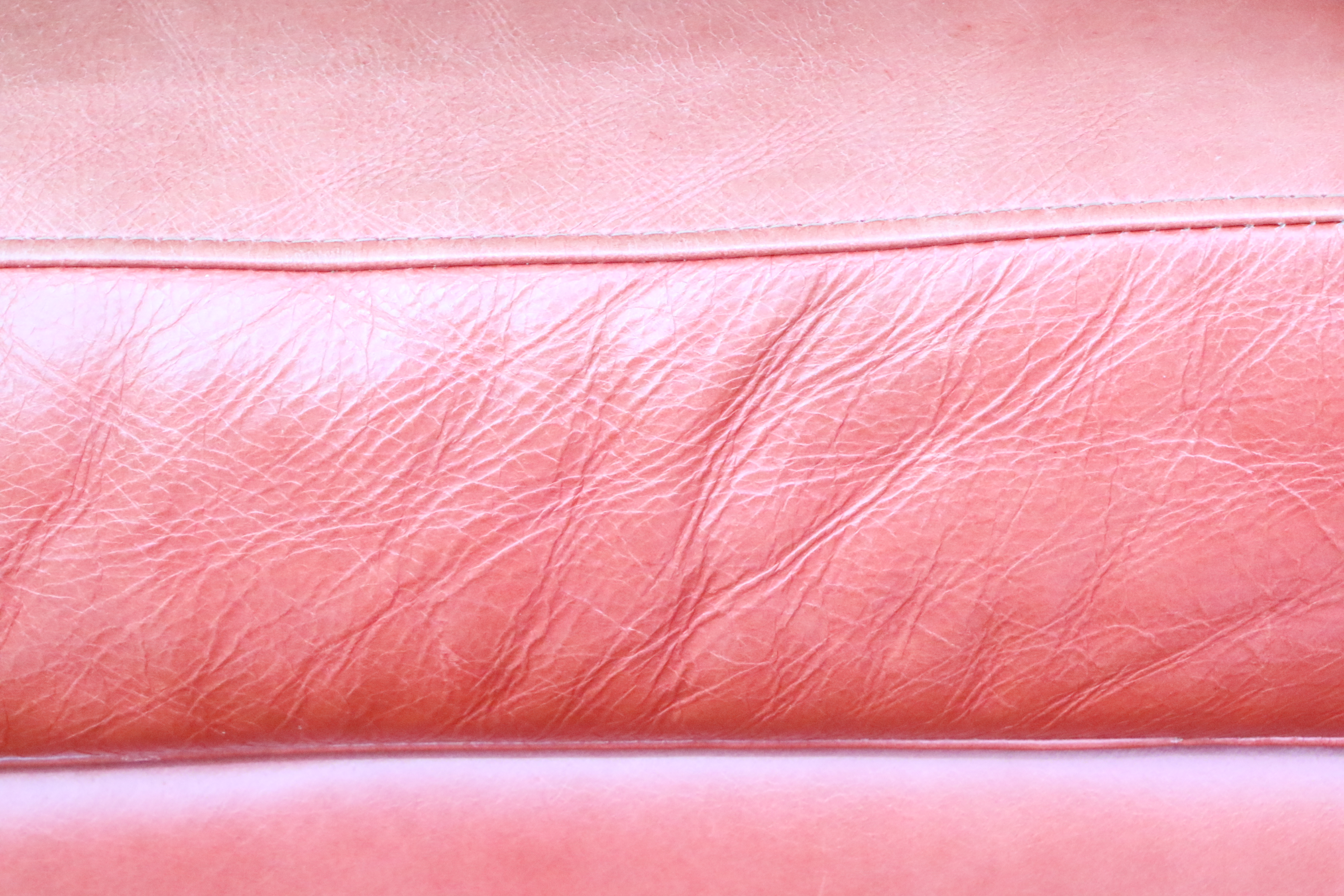 Pair of Red Leather Swivel Rocking Chairs | EBTH