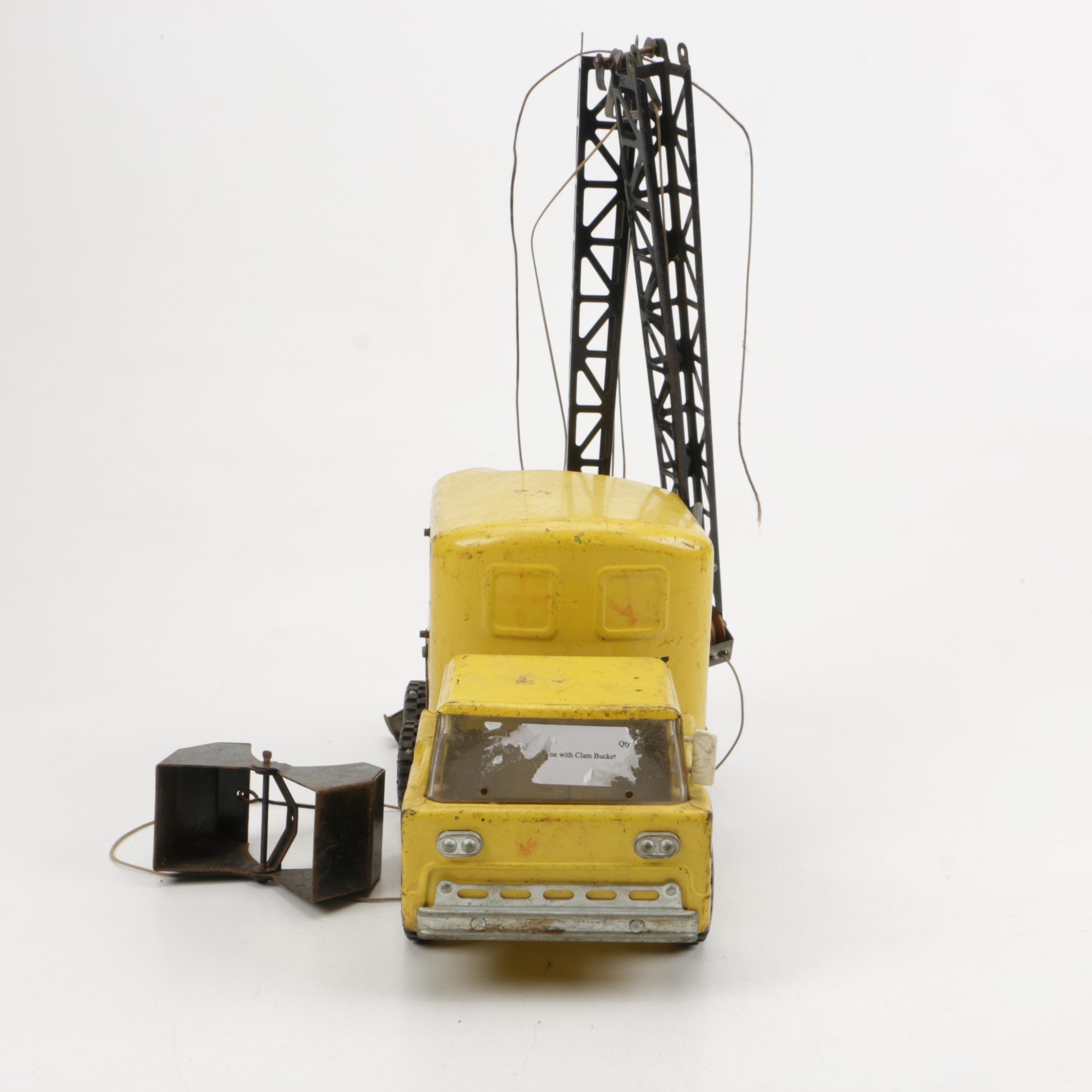 1950s Structo Pressed Steel Mobile Crane Truck | EBTH