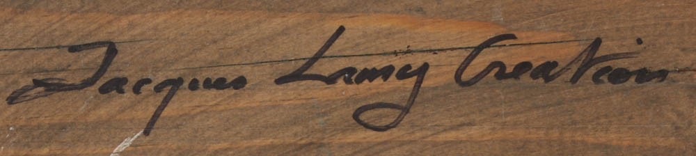 Jacques Lamy Wooden Box with Floral Design | EBTH