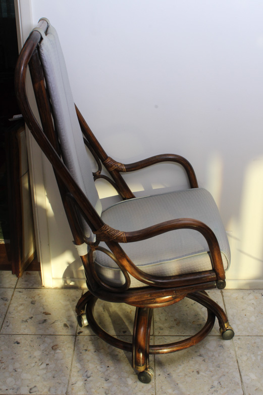 Bentwood Rolling Swivel Chair | EBTH