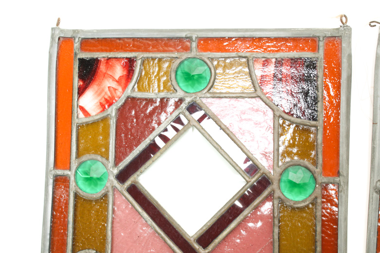 1900s Stained Glass Window Panels | EBTH