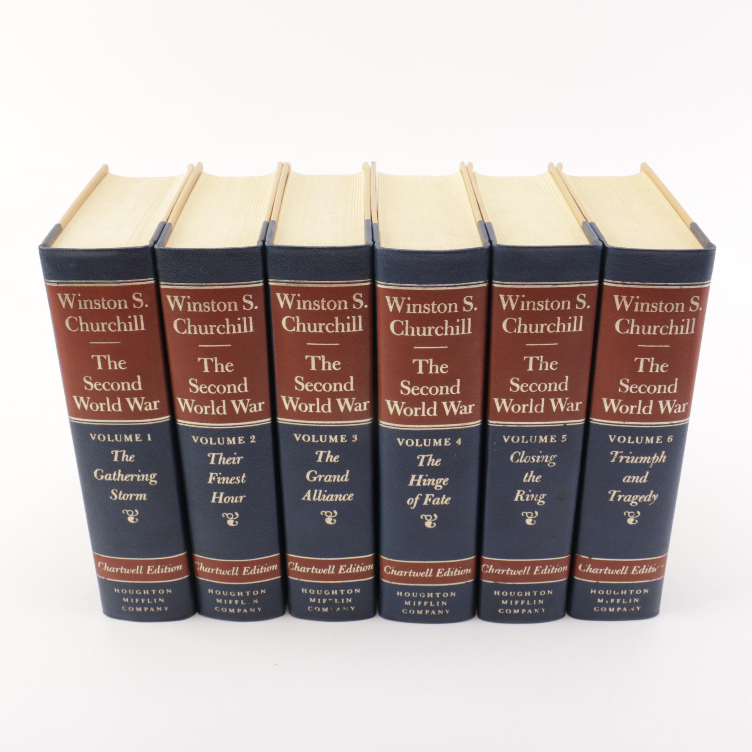 1983 Chartwell Edition "The Second World War" by Winston S. Churchill ...