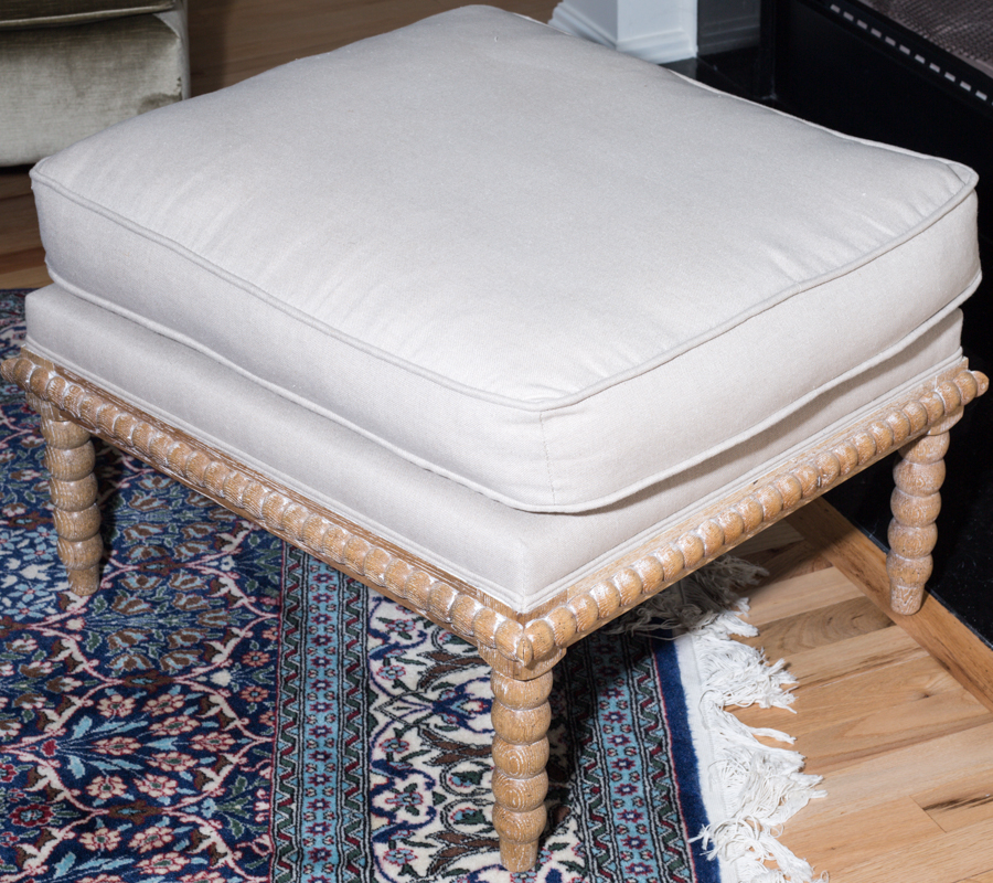 Spindle Armchair and Ottoman | Everything But The House