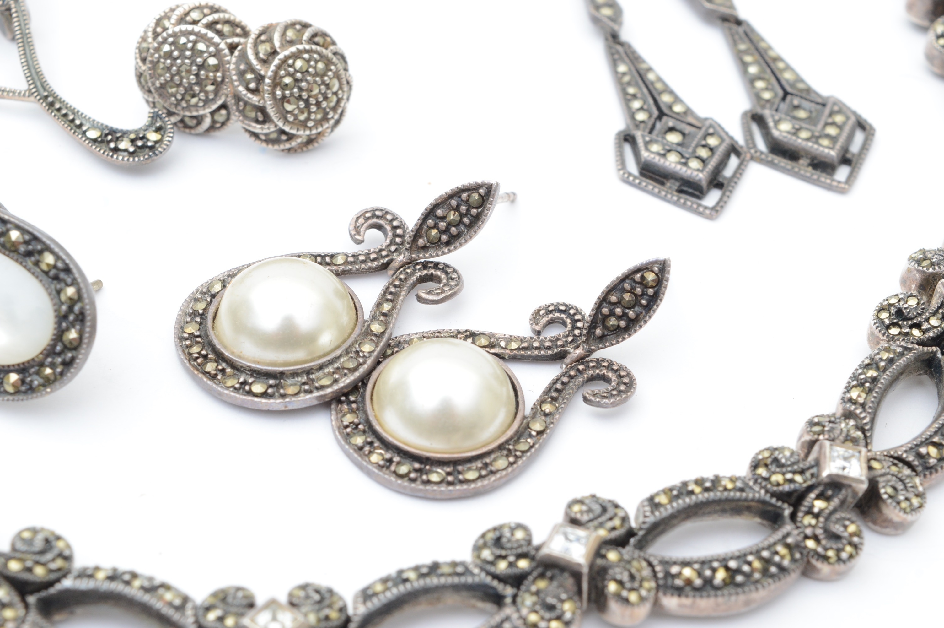 Sterling and Marcasite Jewelry Collection | EBTH