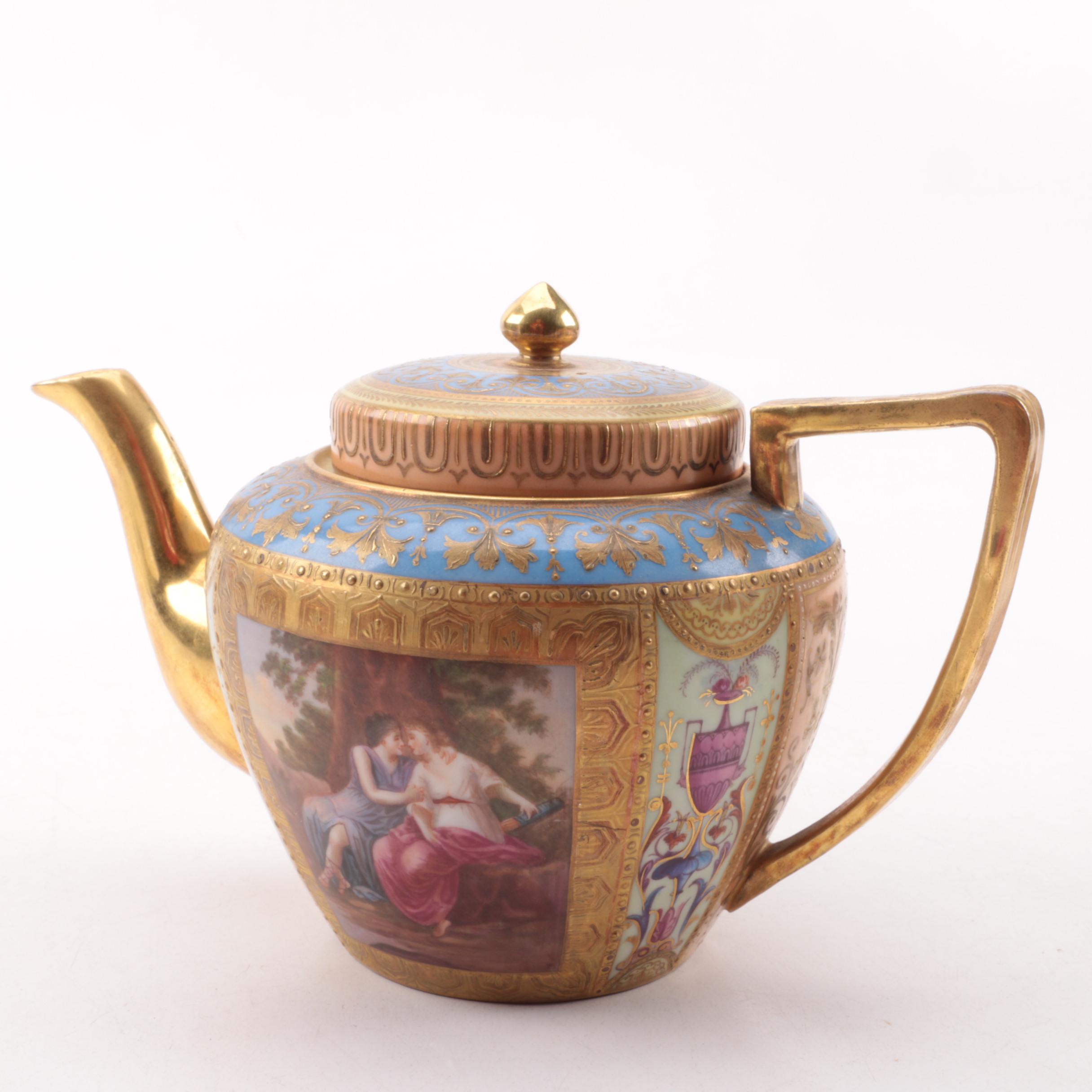 Royal Vienna Porcelain Teapot | EBTH