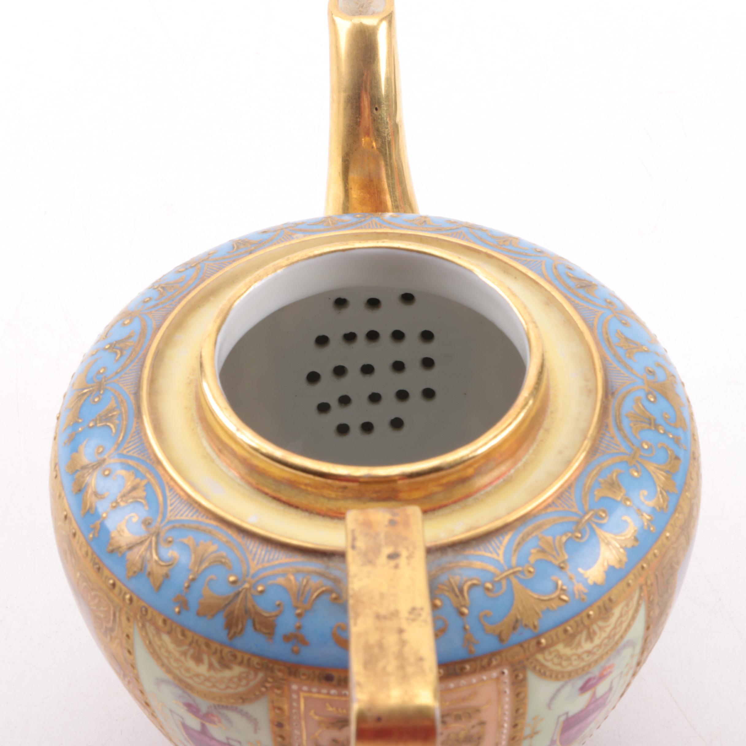 Royal Vienna Porcelain Teapot | EBTH