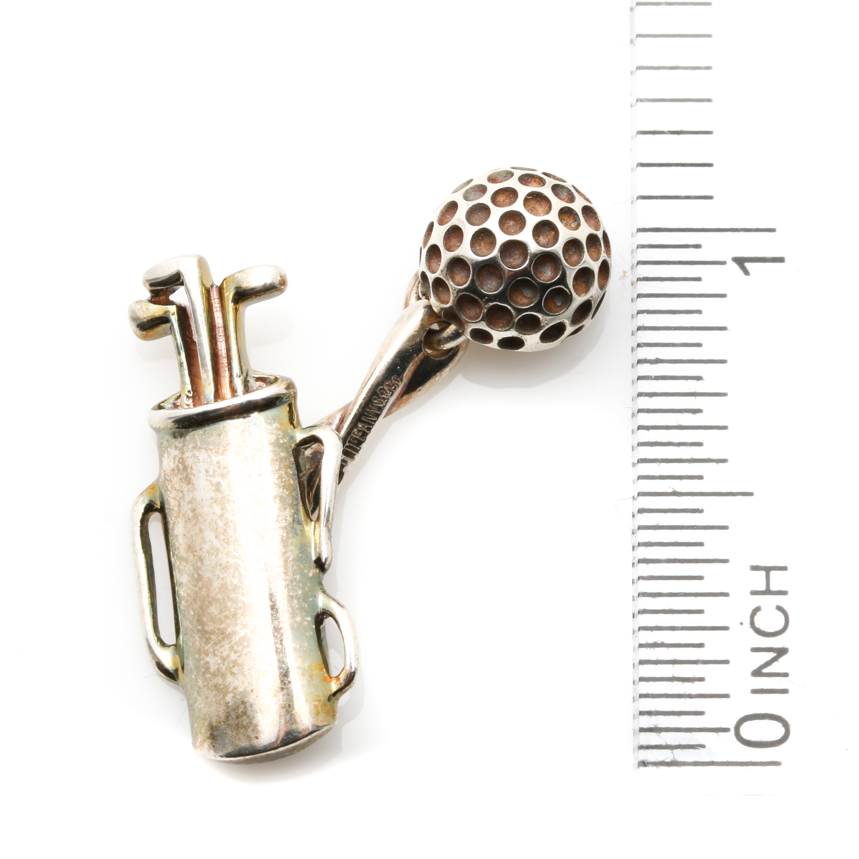 Tiffany & Co. Sterling Silver Golf Bag/Golf Ball Cufflinks | Everything ...