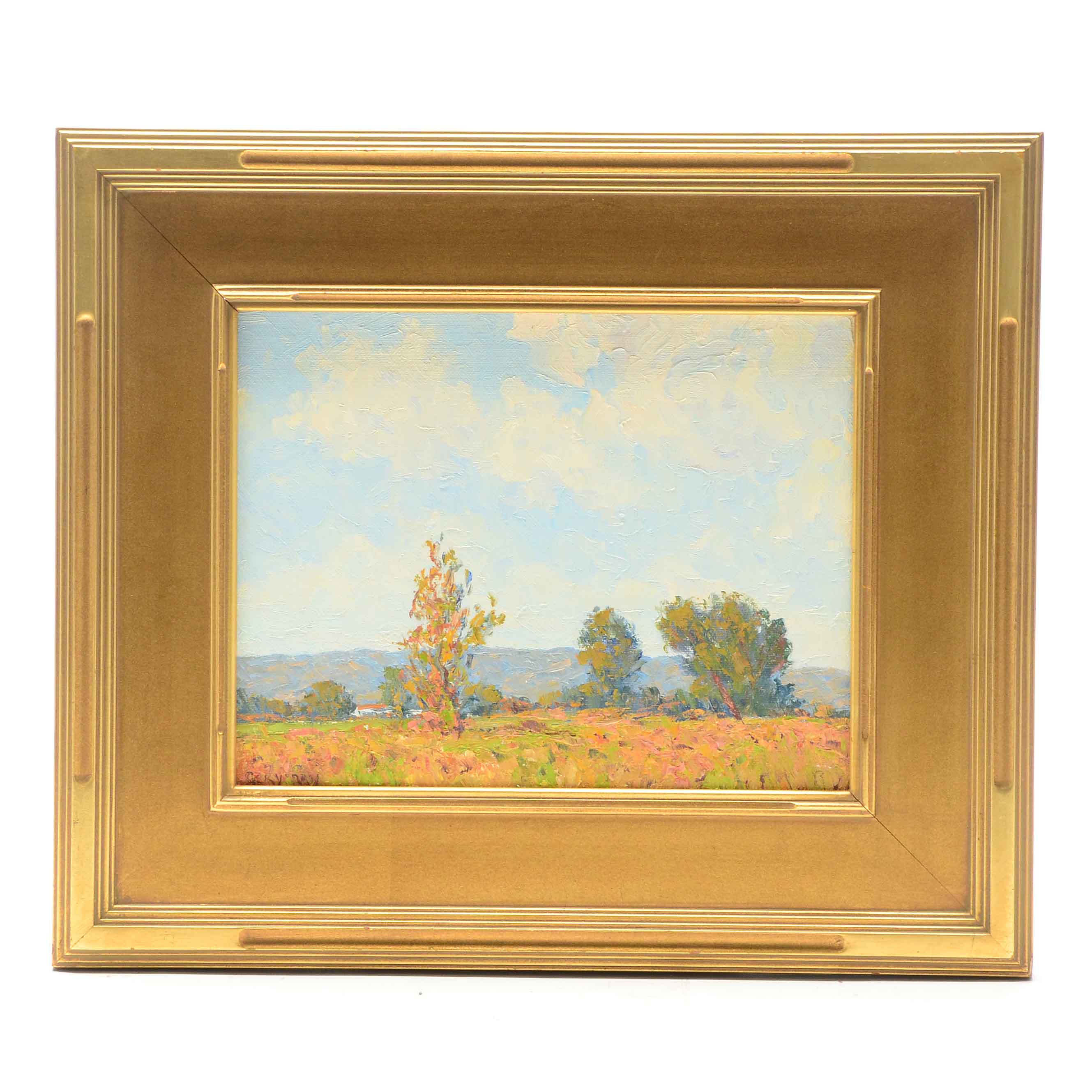 Gary Ray Original Oil on Board Landscape Painting | EBTH