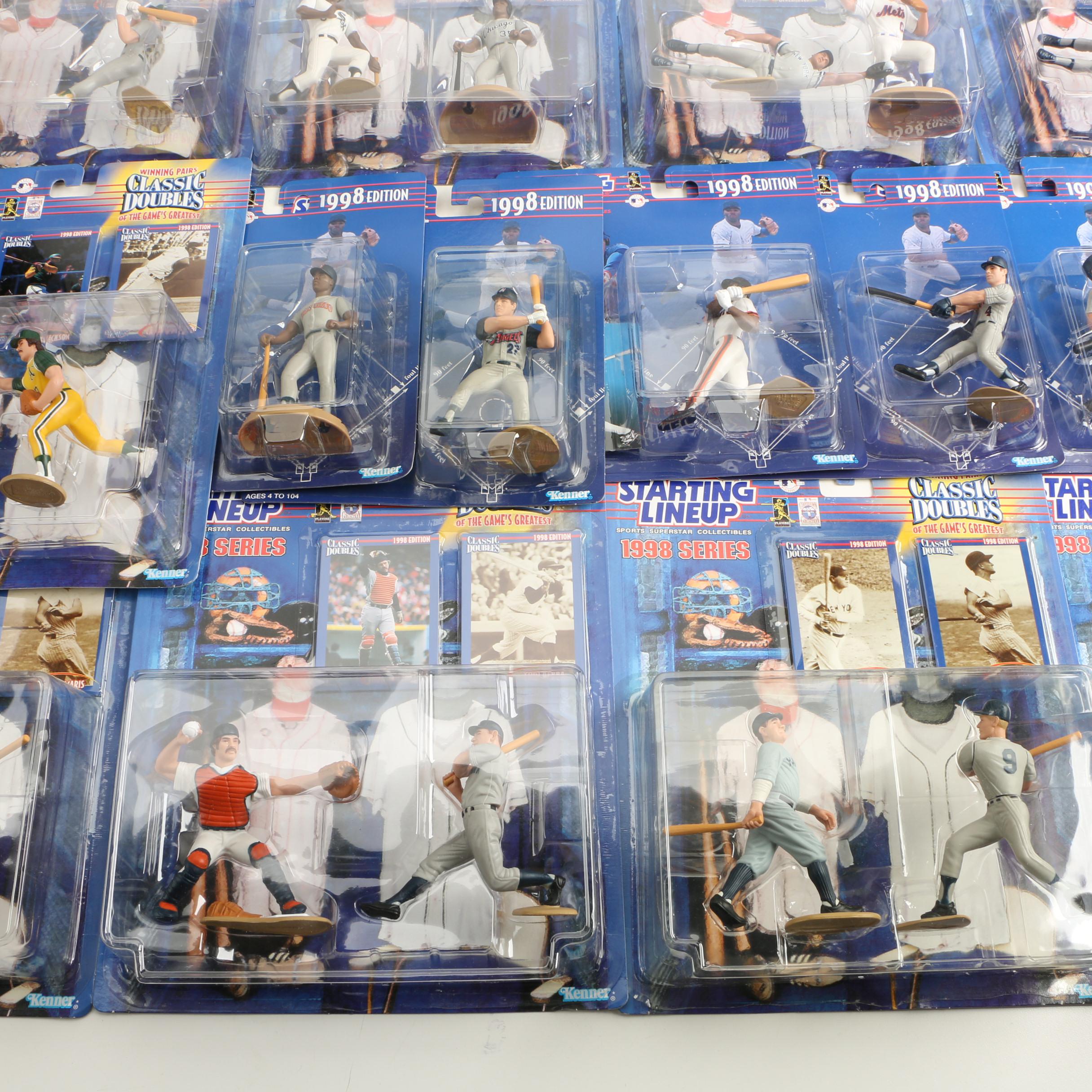 "Classic Doubles" Baseball Action Figures and Card Sets | EBTH