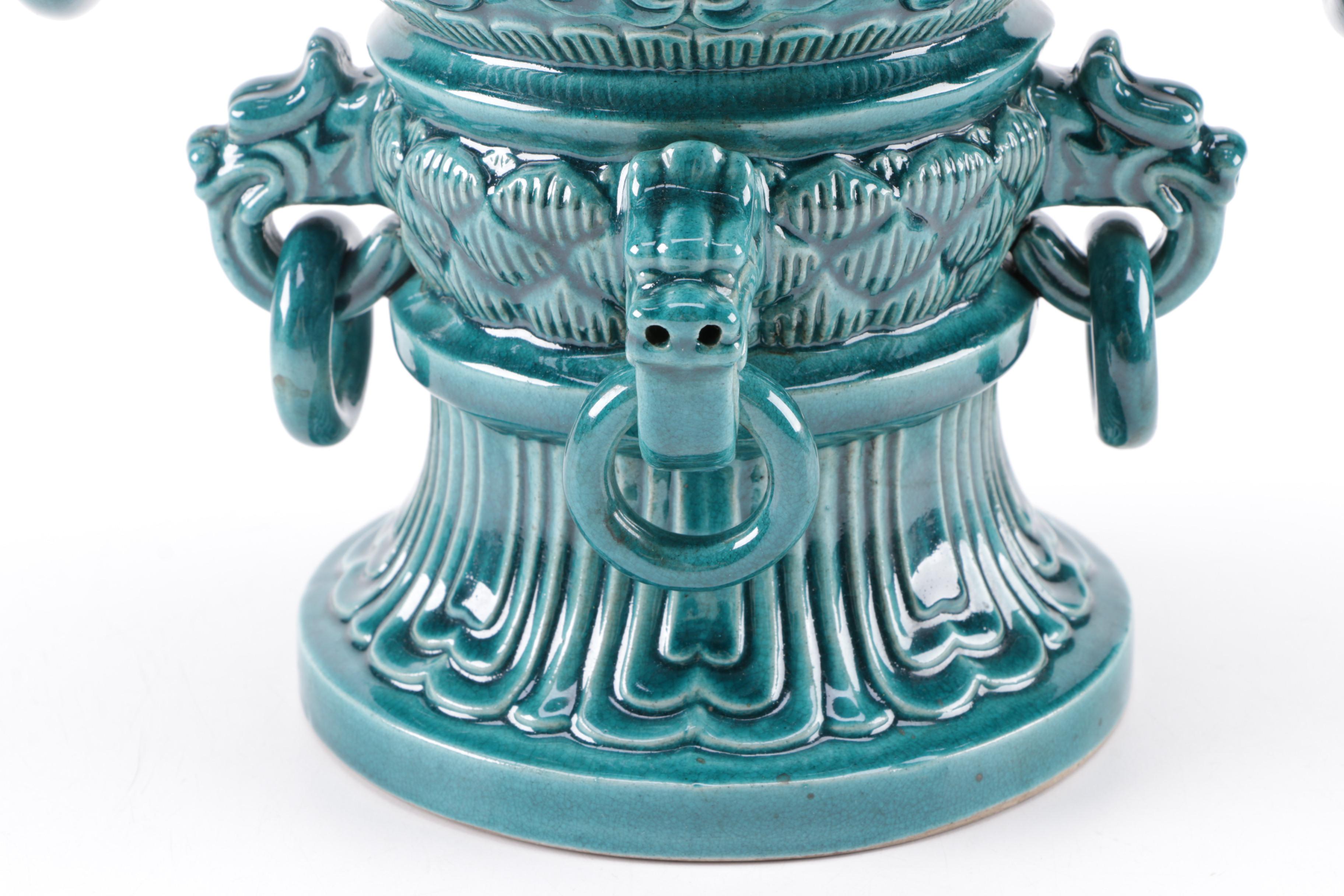 Chinese Ceramic Censer | EBTH