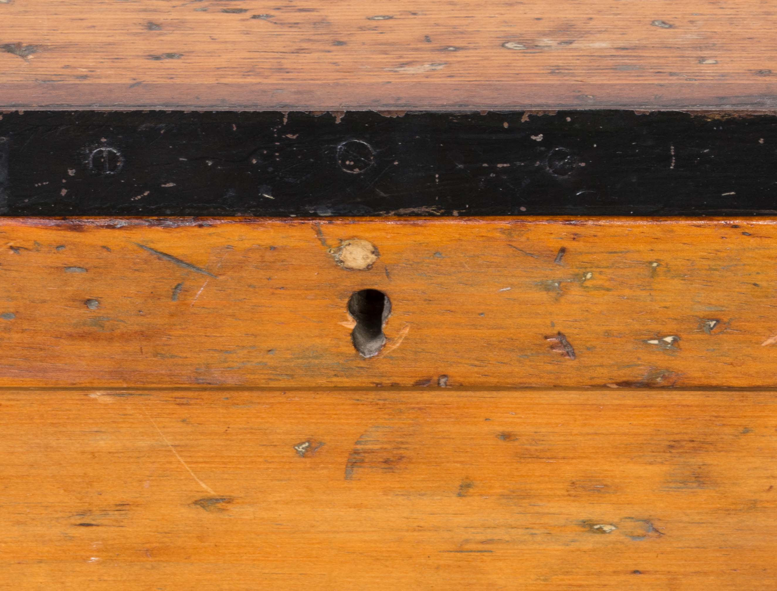Antique Pine and Curly Maple Tool Chest | EBTH