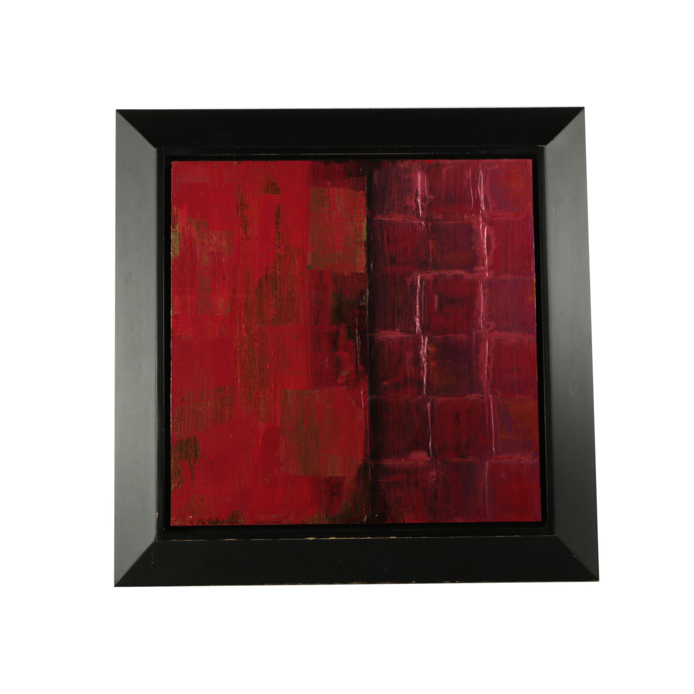 Robert Rector Acrylic Abstract Painting on Board | EBTH