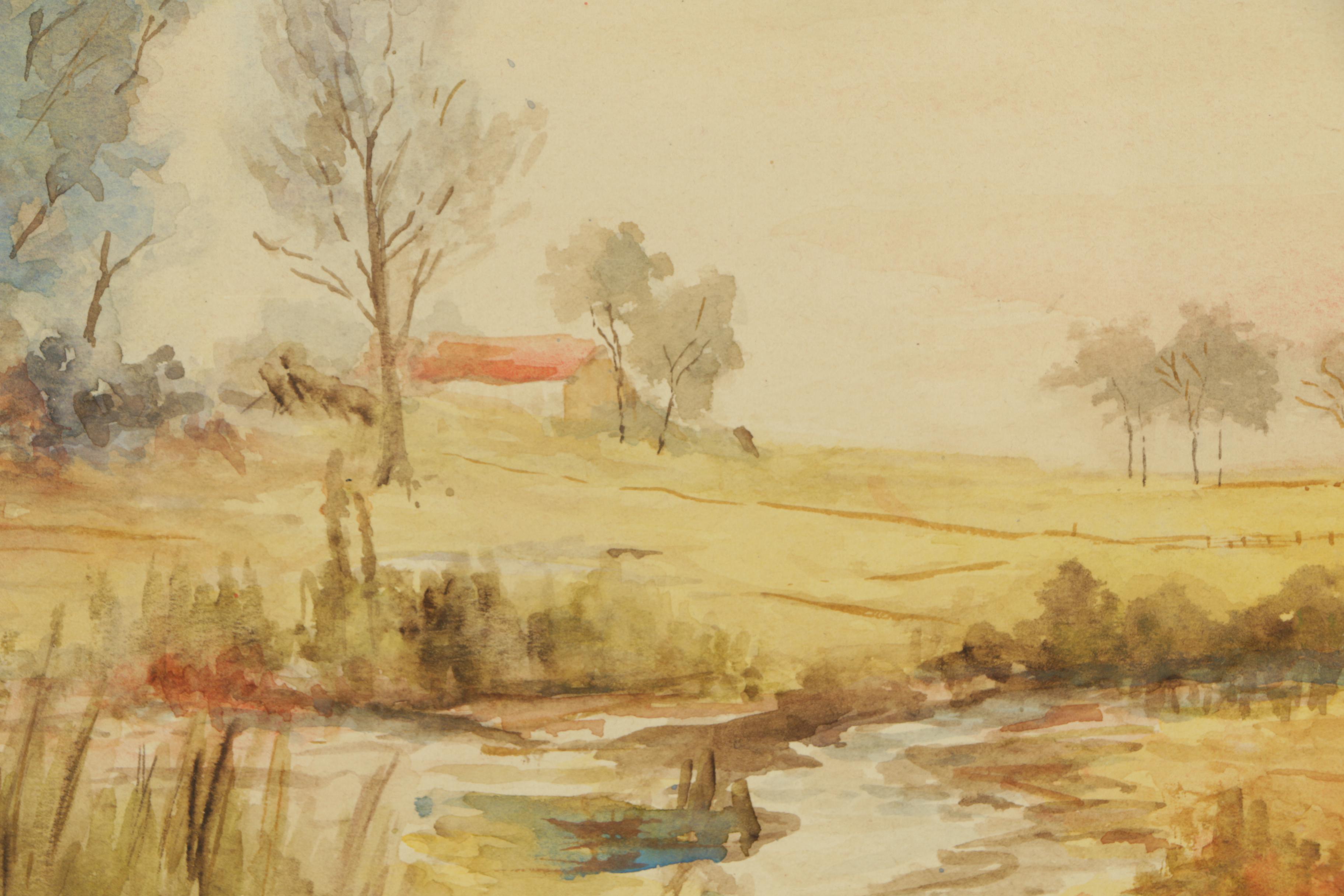 Watercolor Landscape Paintings Featuring J. Shoemaker | EBTH