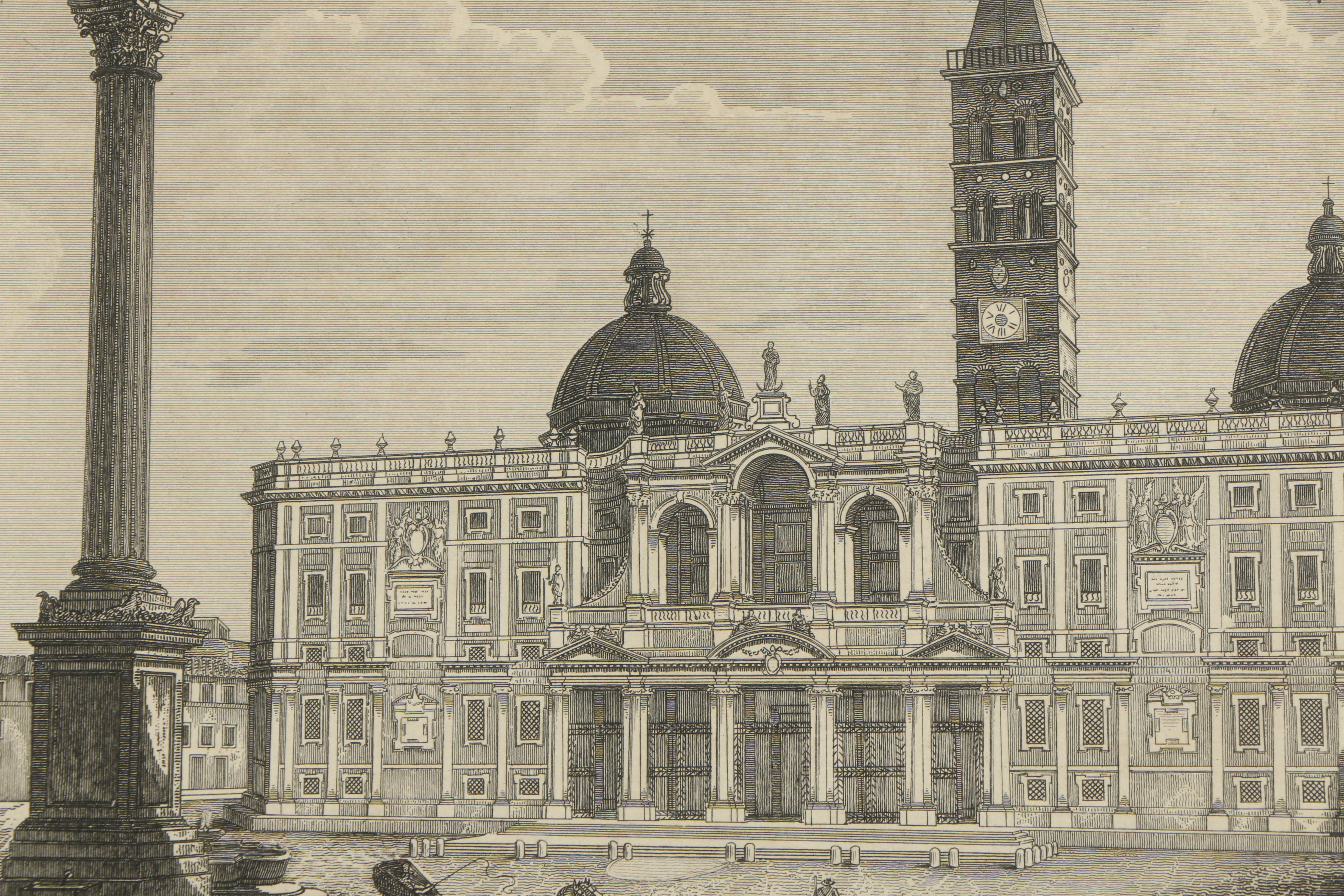 C. 1850 Alessandro Moschetti Engravings of Landmarks in Rome | EBTH