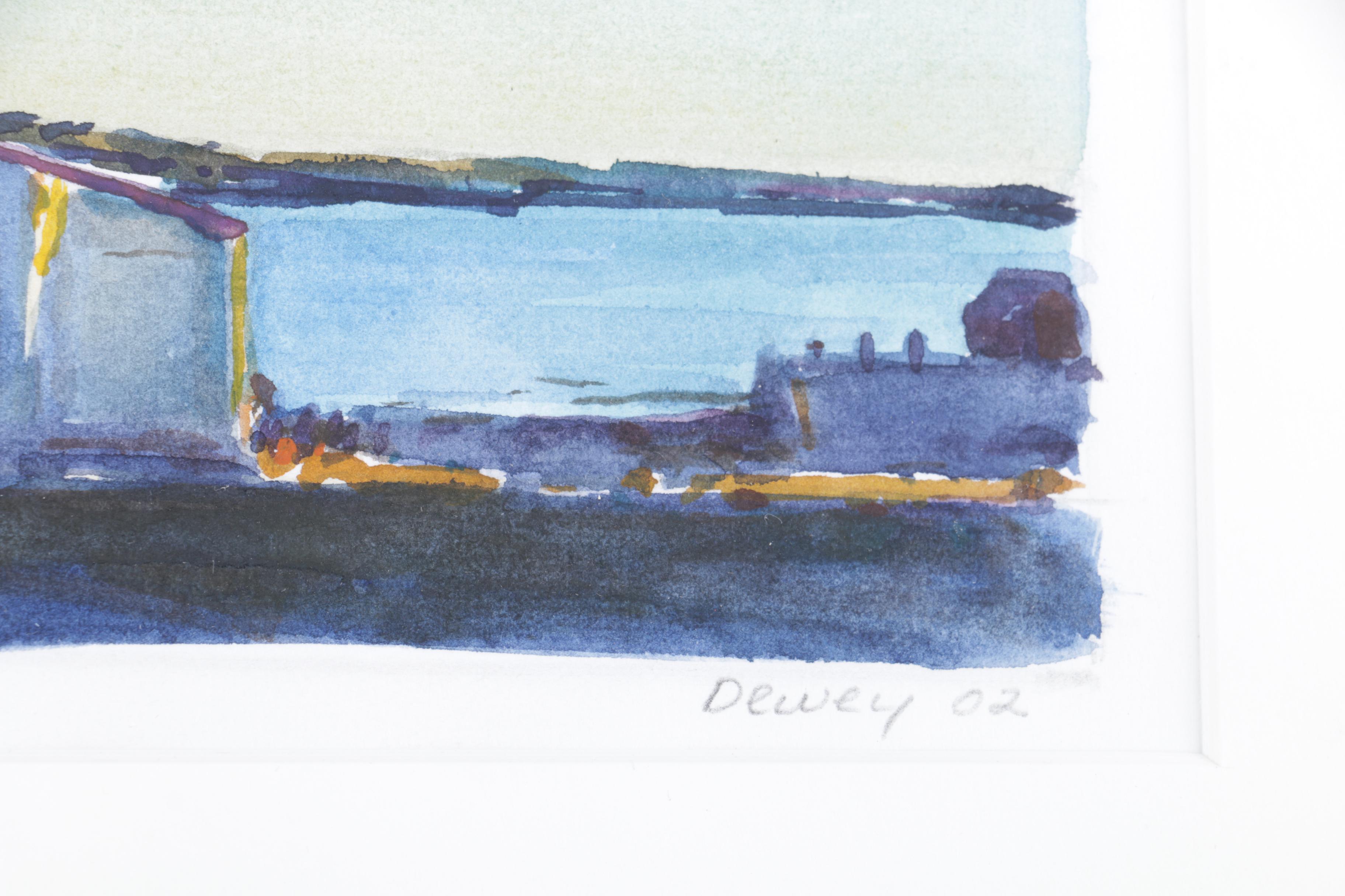 David Dewey Watercolor on Paper "Winter Afternoon Study" | EBTH