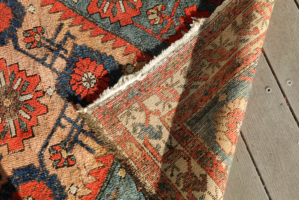 Vintage Handwoven Kurdish Area Rug | EBTH