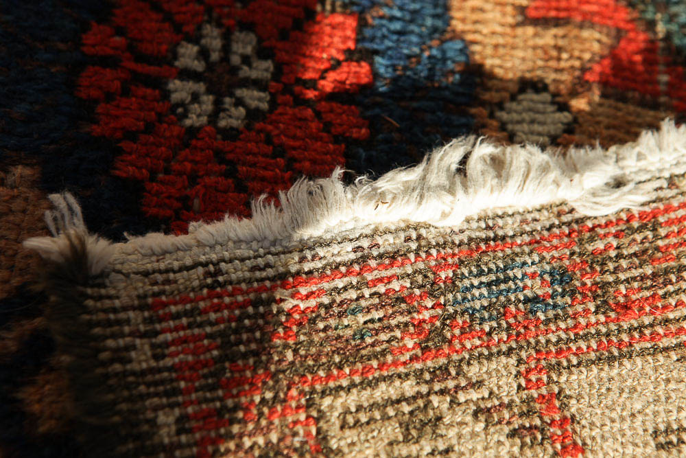Vintage Handwoven Kurdish Area Rug | EBTH