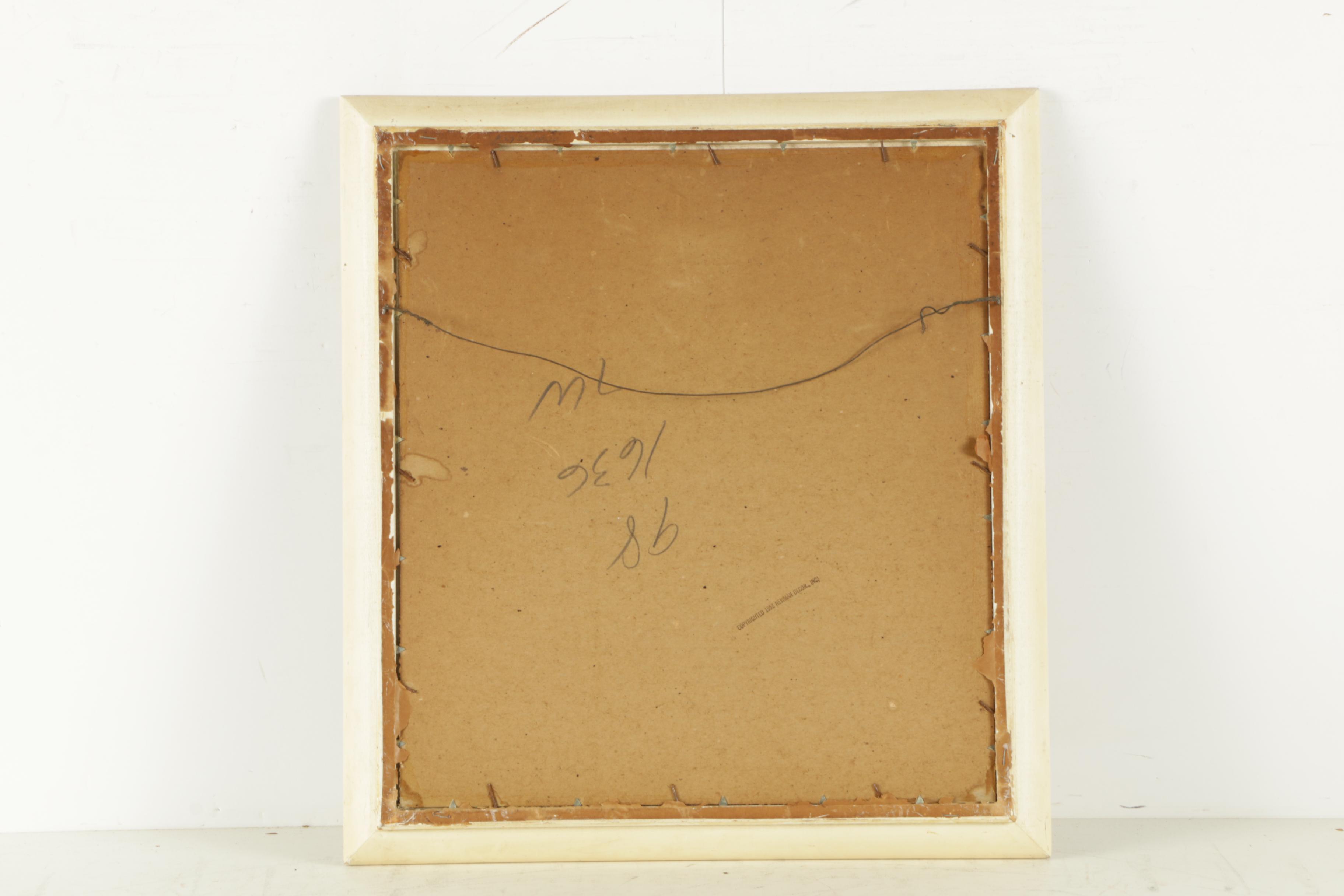 Benjamin Jorj Harris Airbrush Paintings on Paper of Floral Arrangement ...