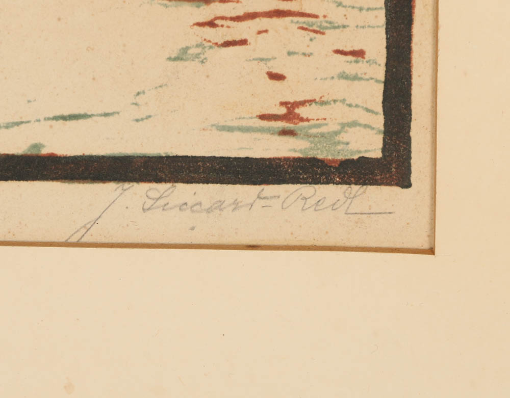 Josephine Siccard-Redl Lithograph on Paper of a European City | EBTH