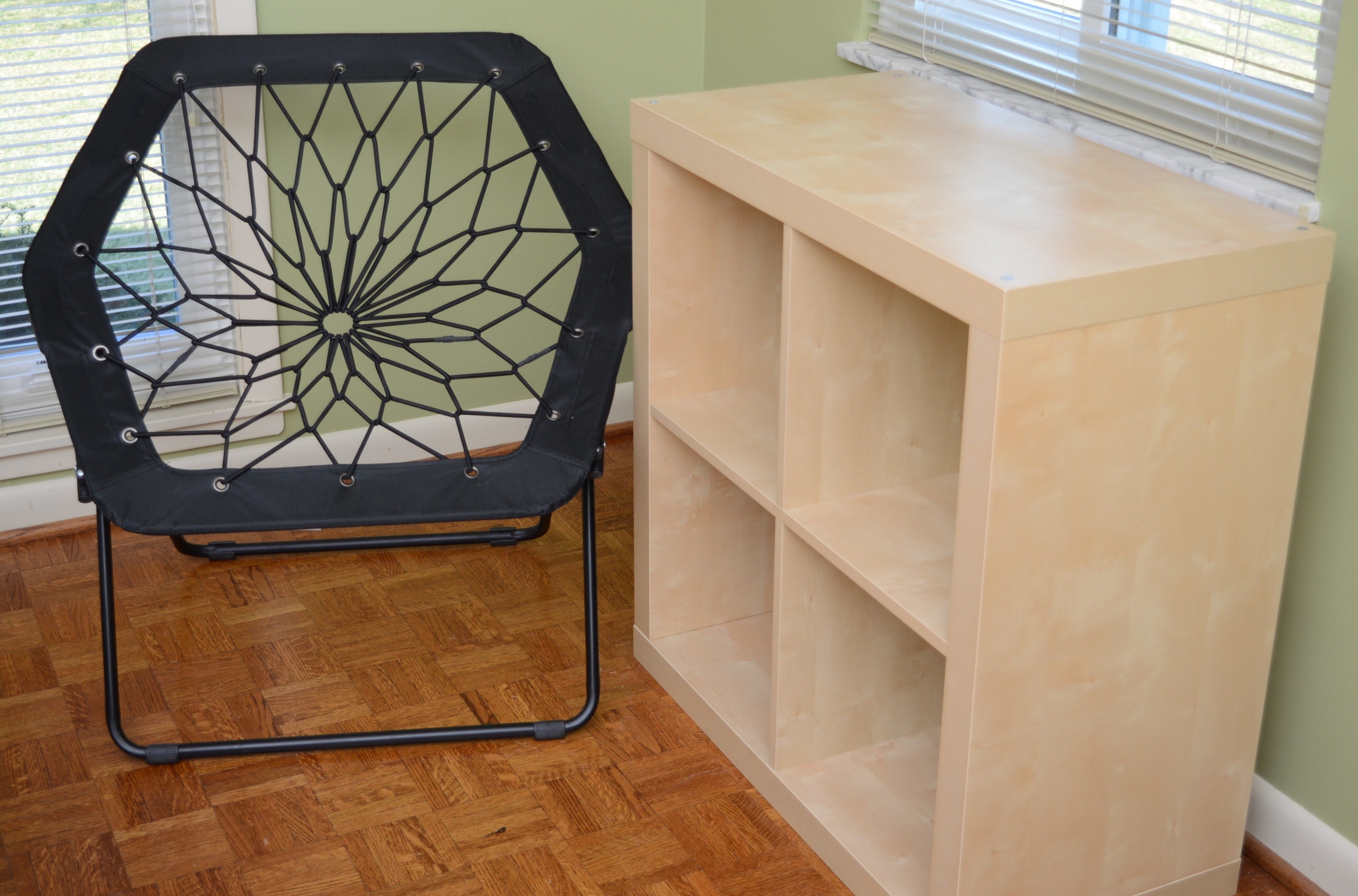 Bungee Chair and Ikea Kallax Shelf | EBTH