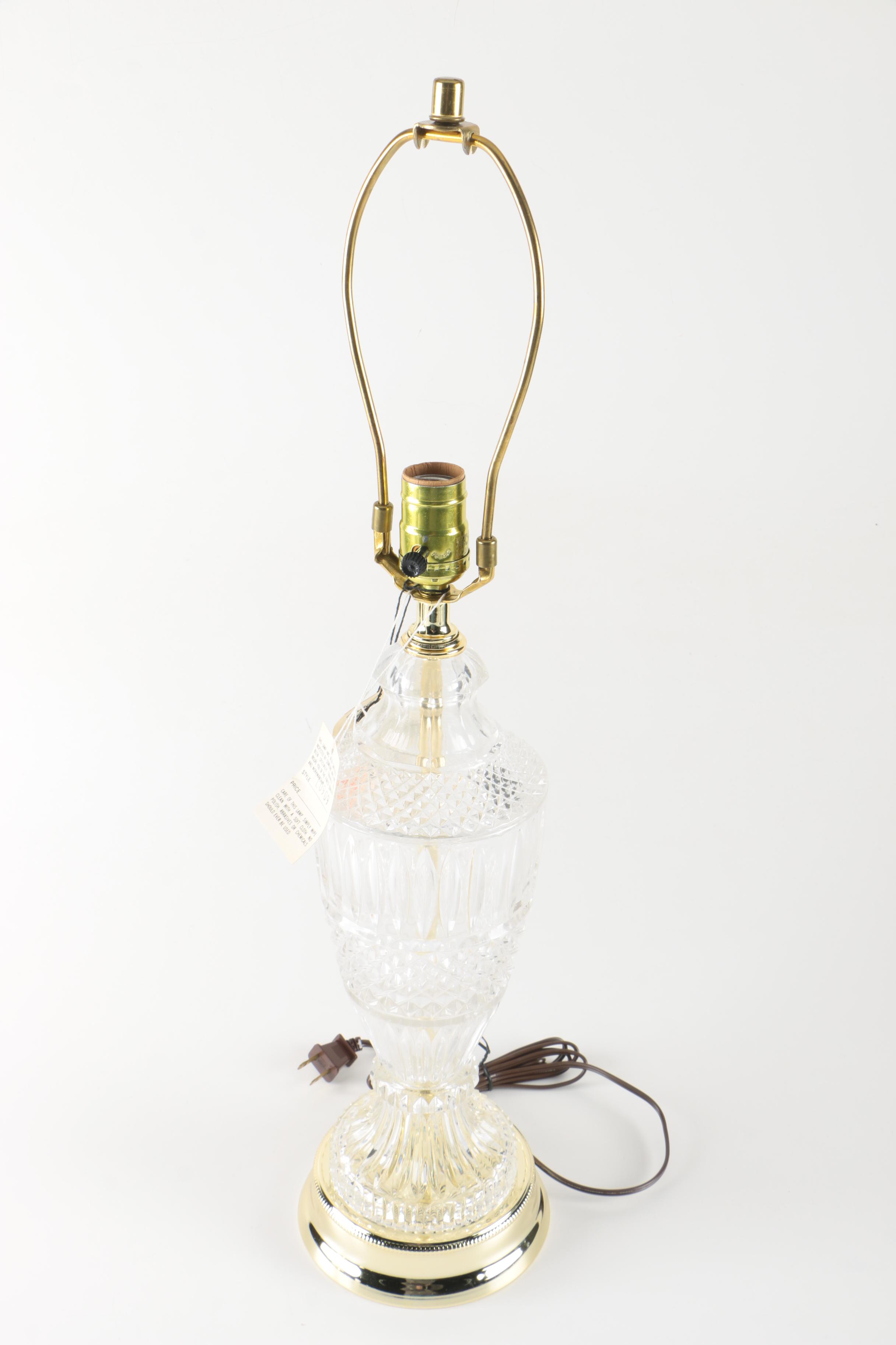 PRIORITY-Vintage Harris Crystal Table Lamps | EBTH