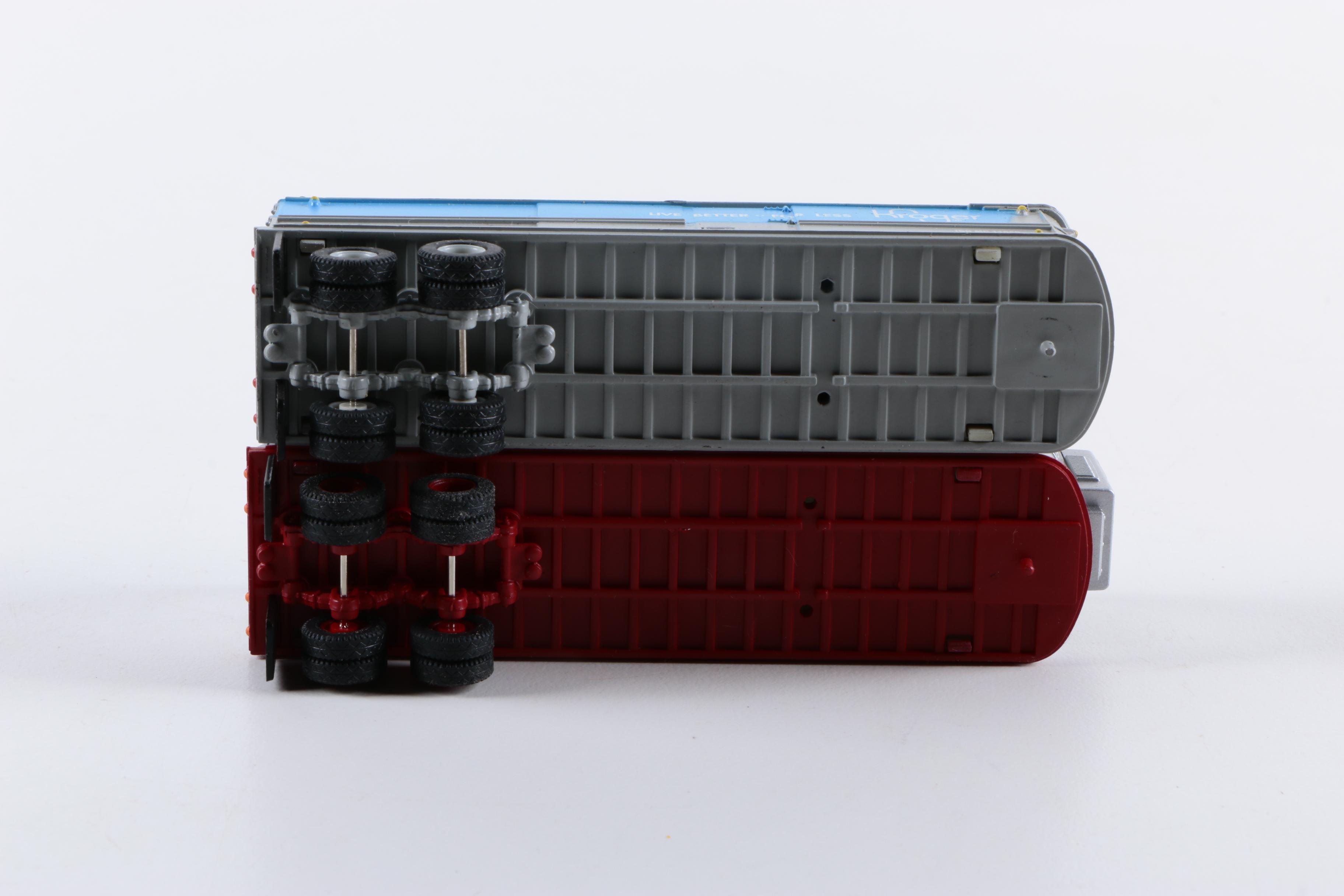 Model Semi Truck with Branded Trailers | EBTH