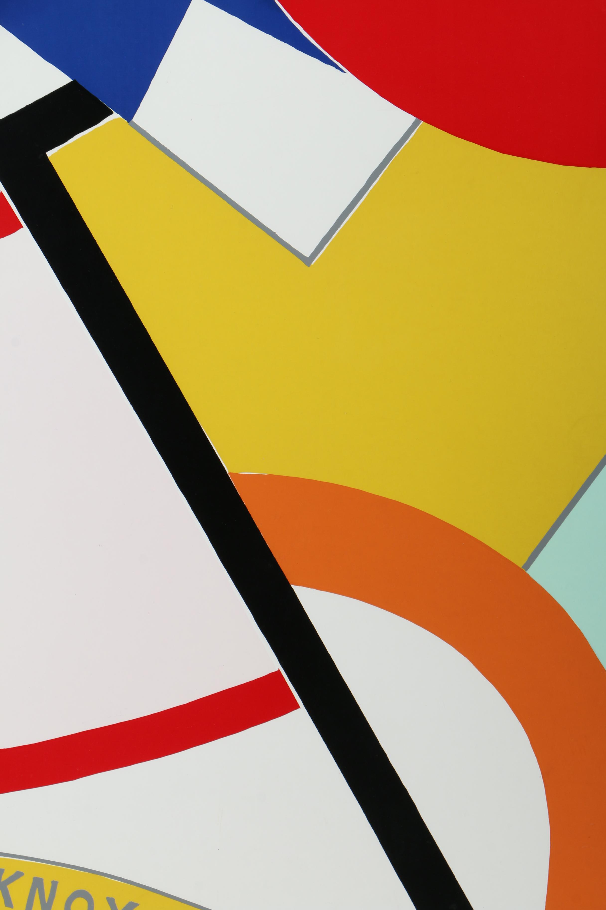 Knox Martin Serigraph on Paper "Study in Color" | Everything But The House