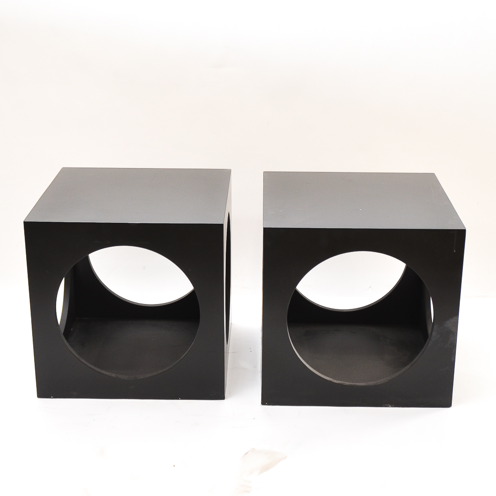 Mid Century Modern Cube End Tables | Everything But The House
