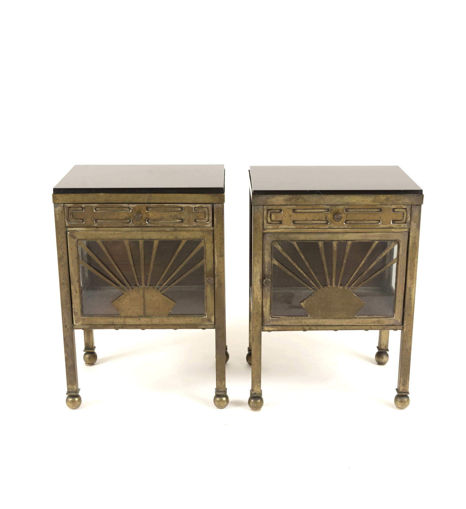 Art Deco Style Curio End Tables | Everything But The House