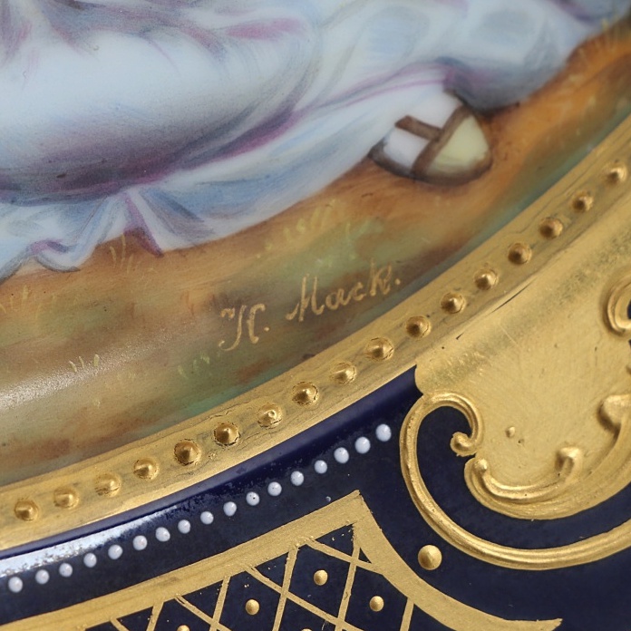 Royal Vienna "Die Walkure" Hand Painted Porcelain Plate, Signed | EBTH