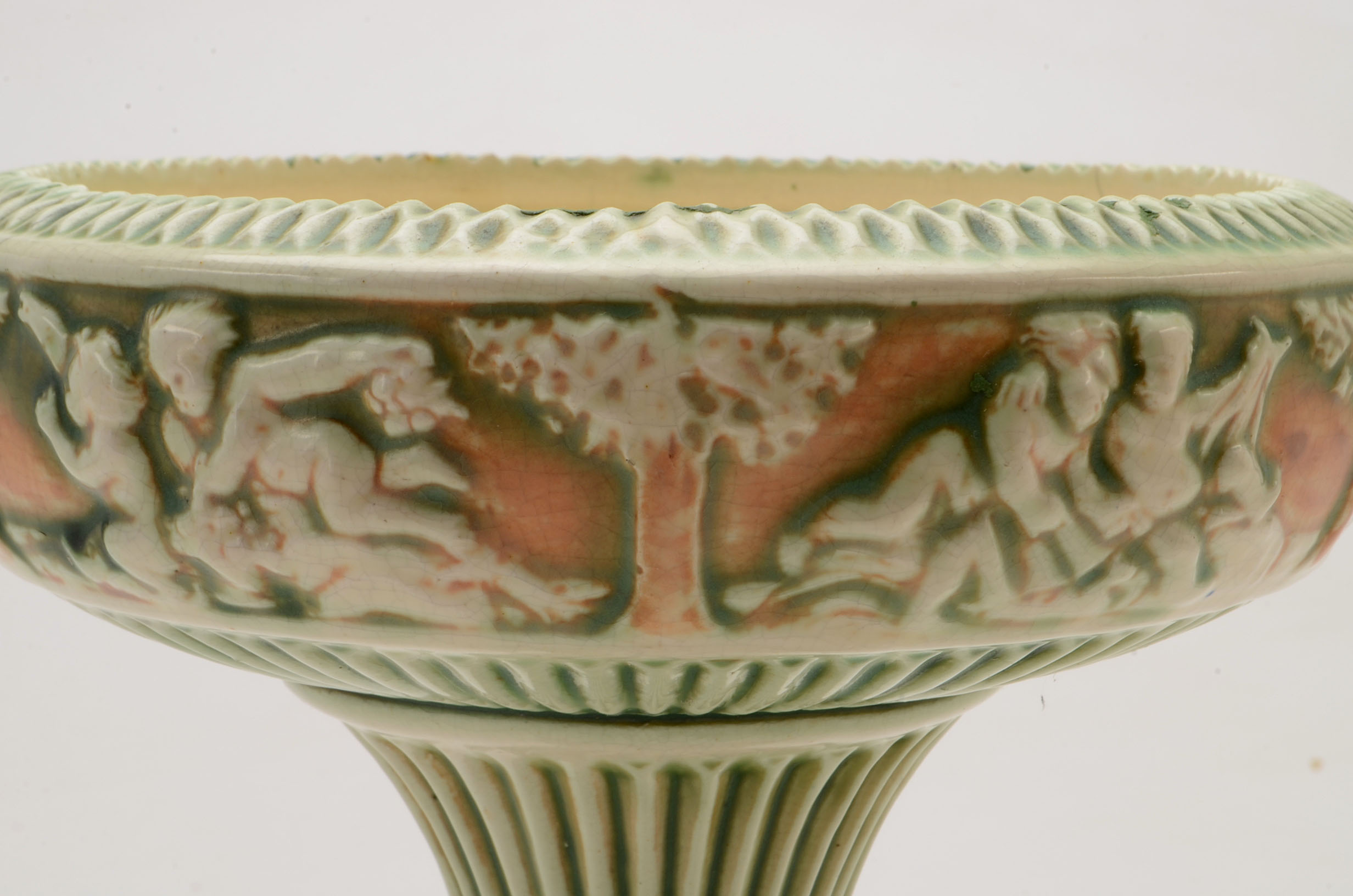 Vintage Roseville Art Pottery "Donatello" Pedestal Compote | EBTH
