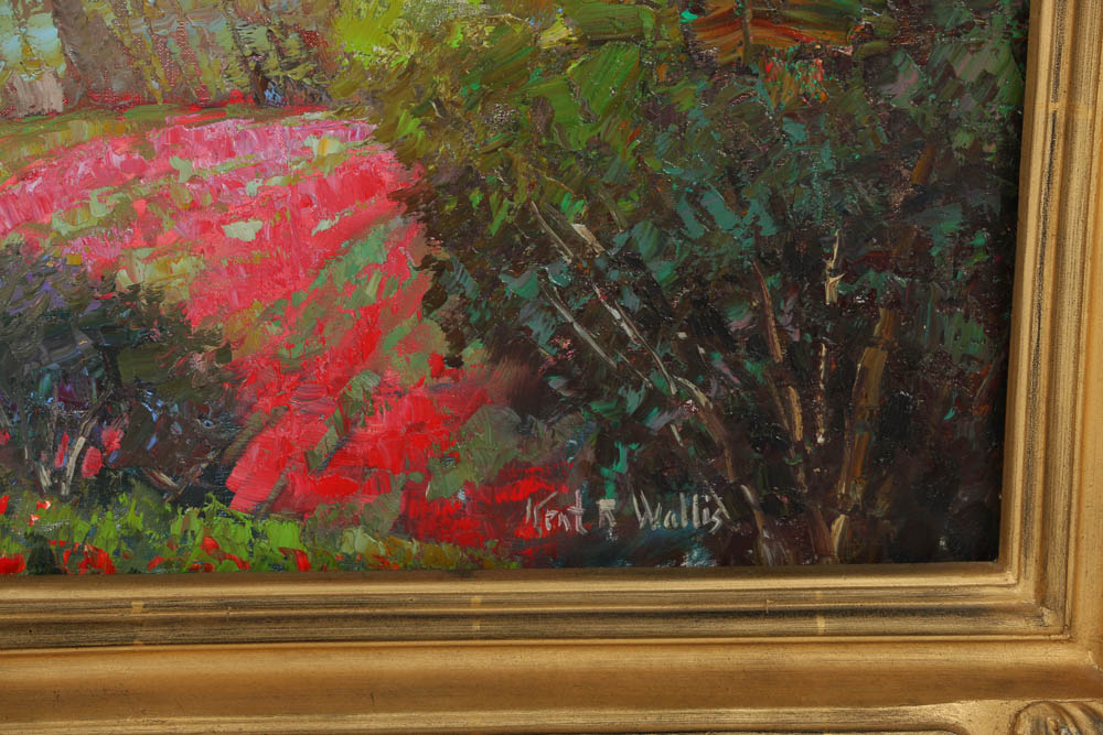 Kent R. Wallis Oil Painting on Canvas "Brilliant Italy" | EBTH