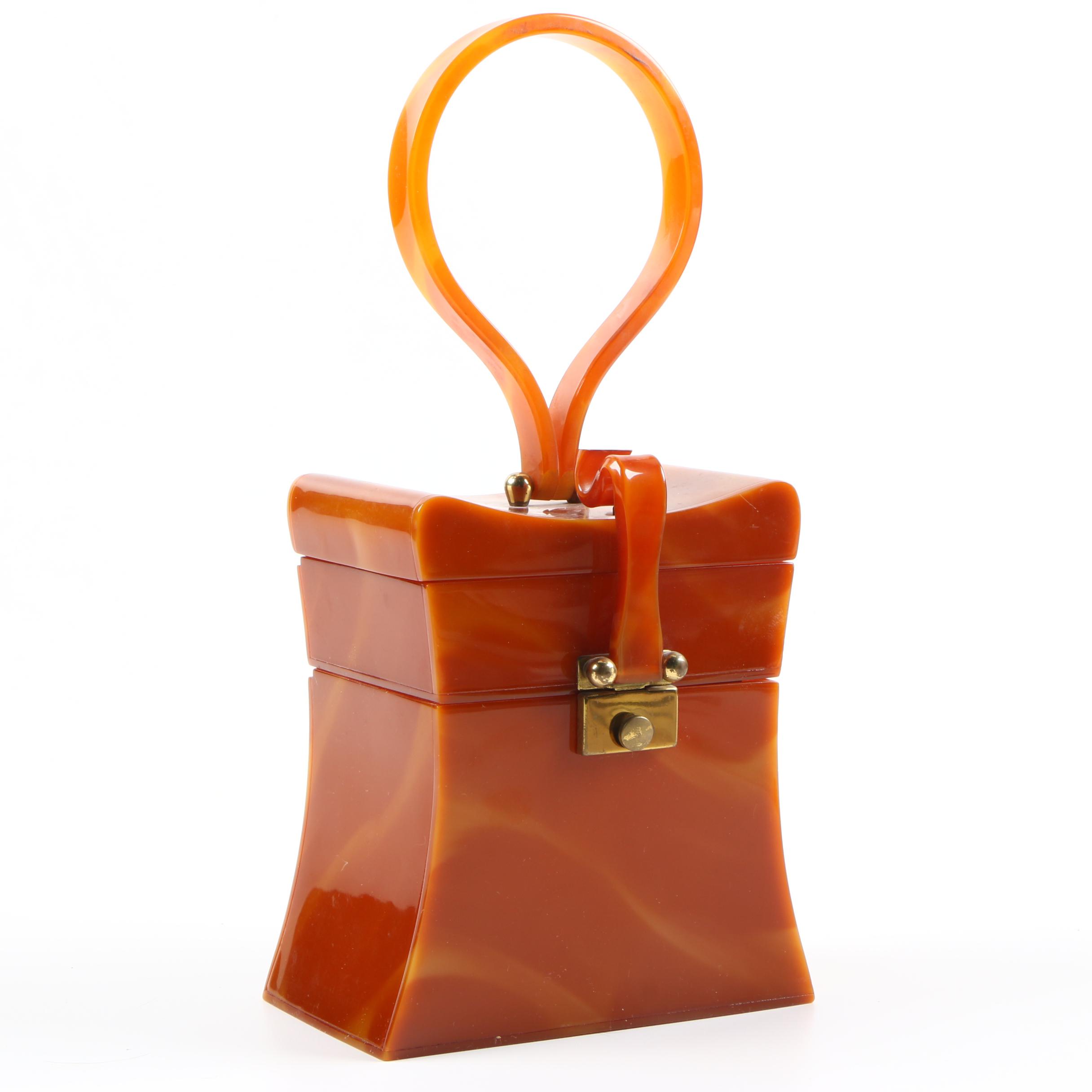 Circa 1950s Vintage Wilardy Lucite Handbag | Everything But The House