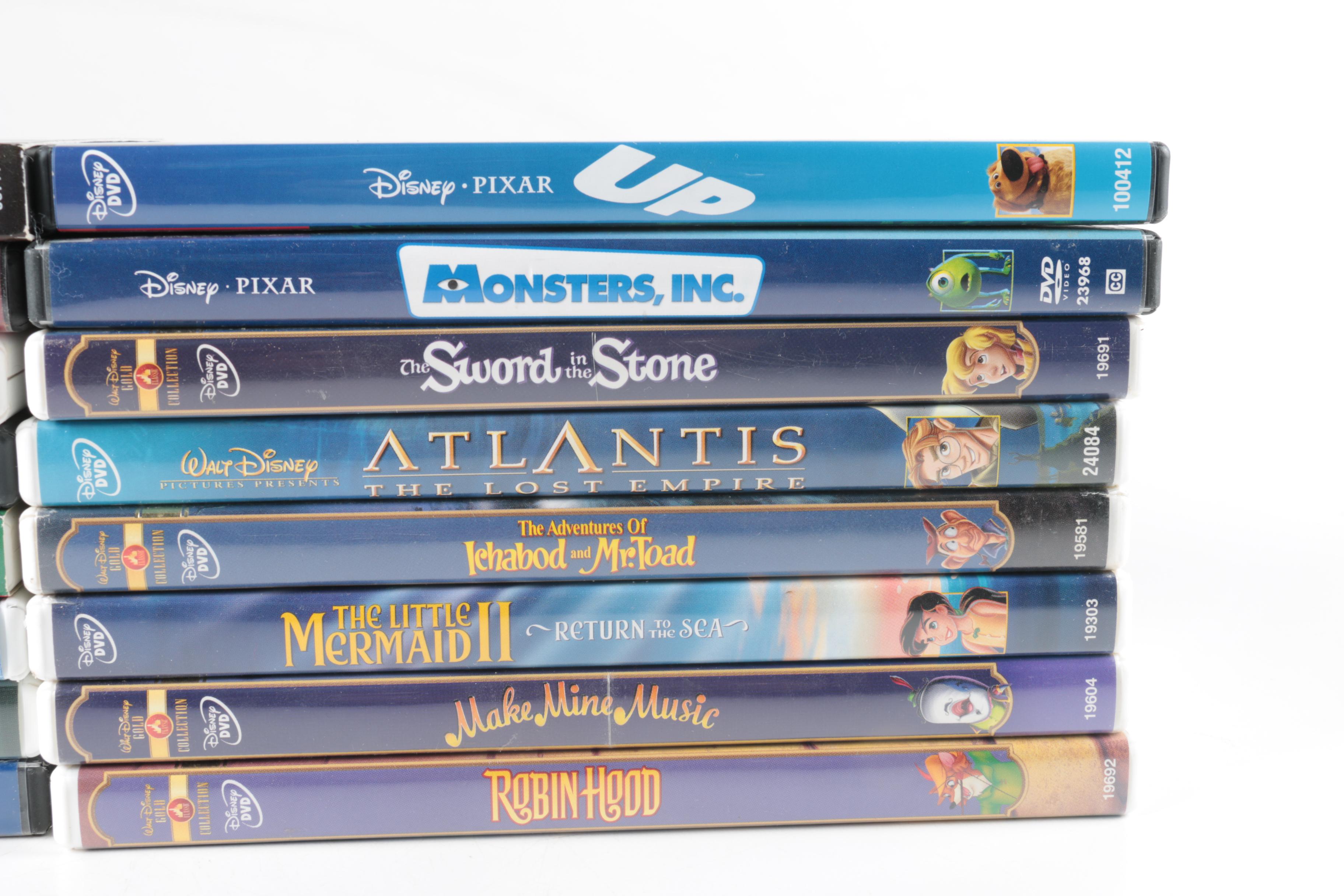 Disney Animated Movie DVDs | EBTH