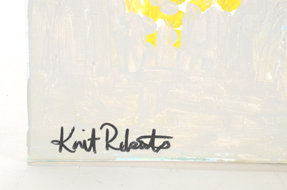 Kaitlin Roberts Acrylic Painting "Roses in a Ginger Jar" | EBTH