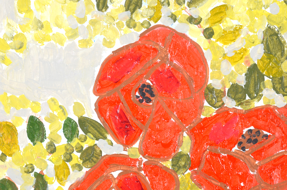 Kaitlin Roberts Acrylic Painting "Roses in a Ginger Jar" | EBTH