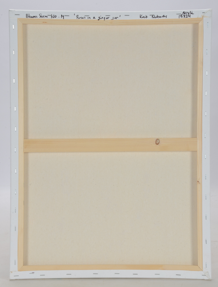 Kaitlin Roberts Acrylic Painting "Roses in a Ginger Jar" | EBTH