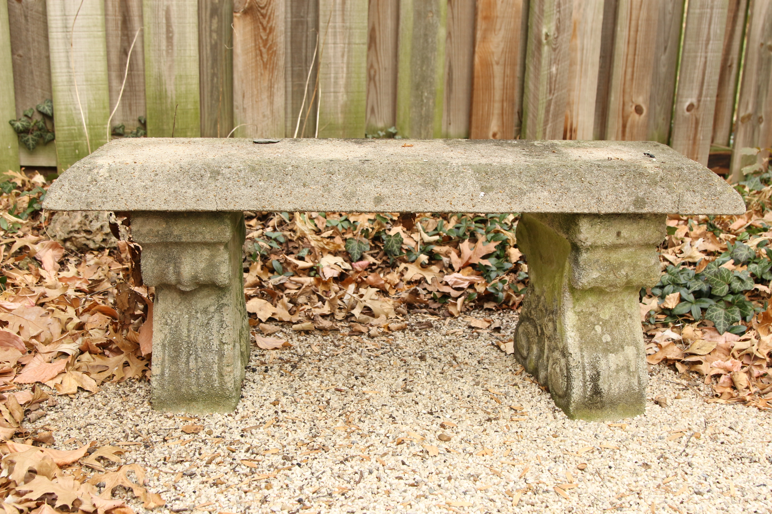 Cast Concrete Garden Bench | EBTH