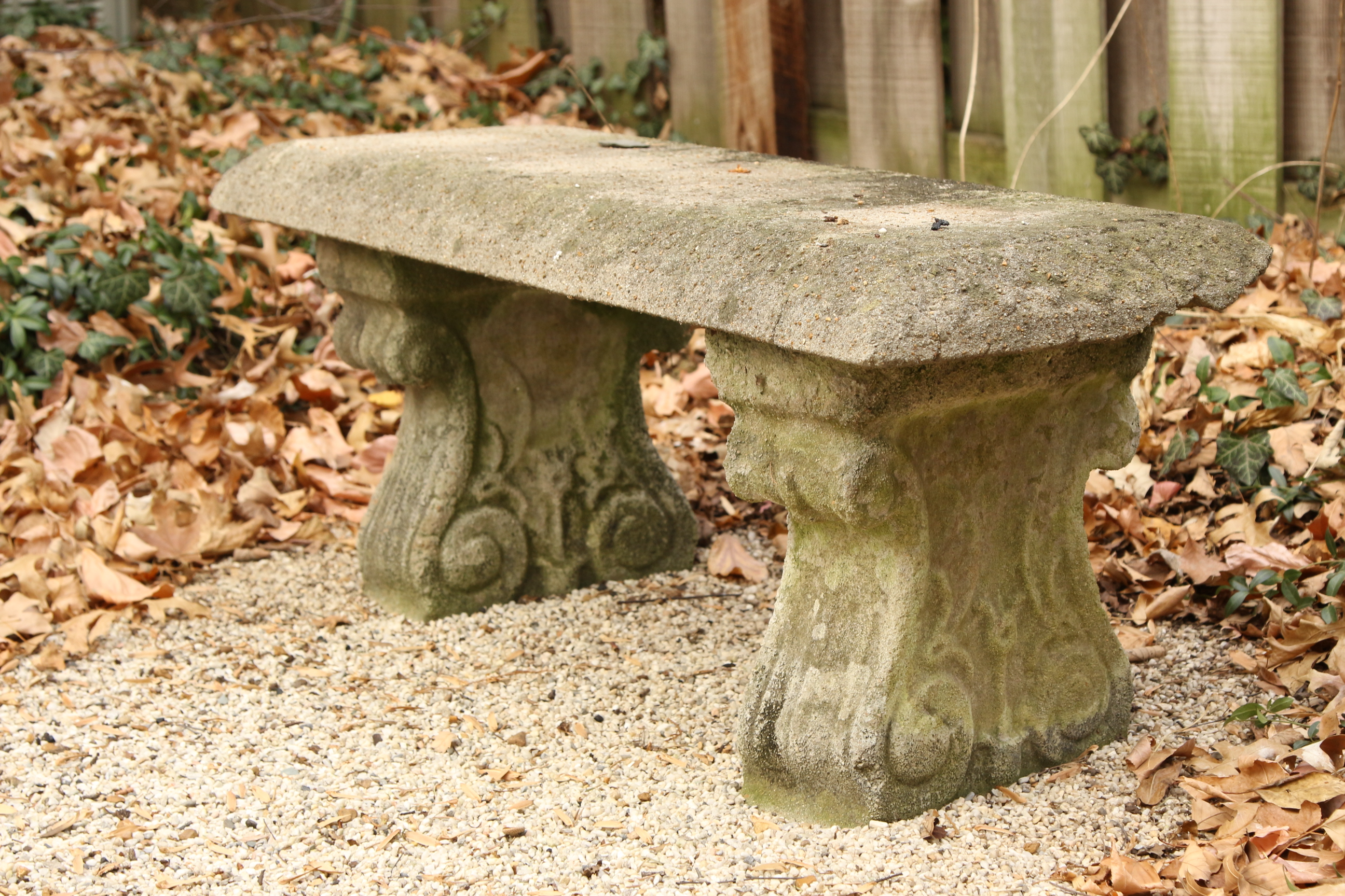 Cast Concrete Garden Bench | EBTH